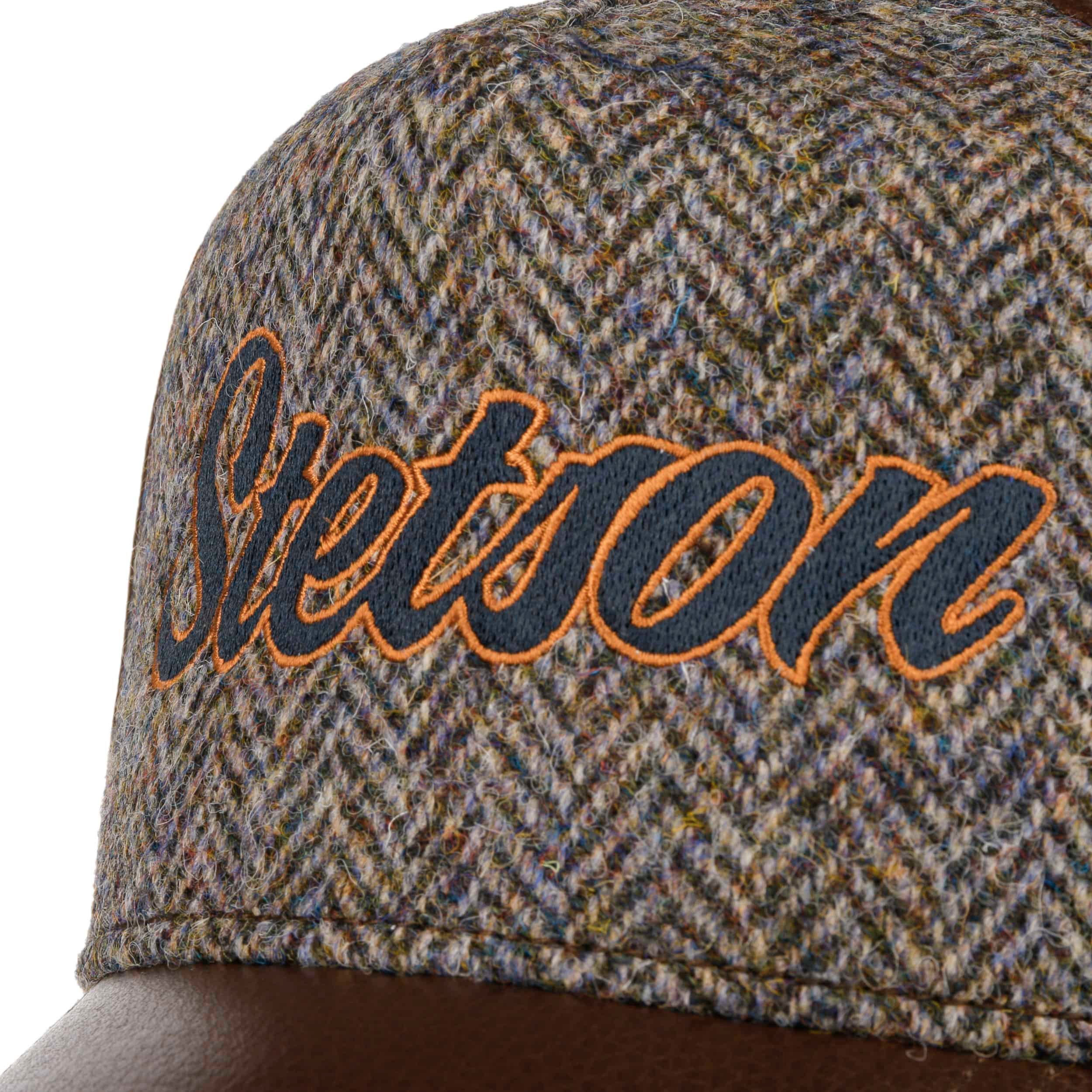 Harris Tweed Leather Cap by Stetson - 119,00
