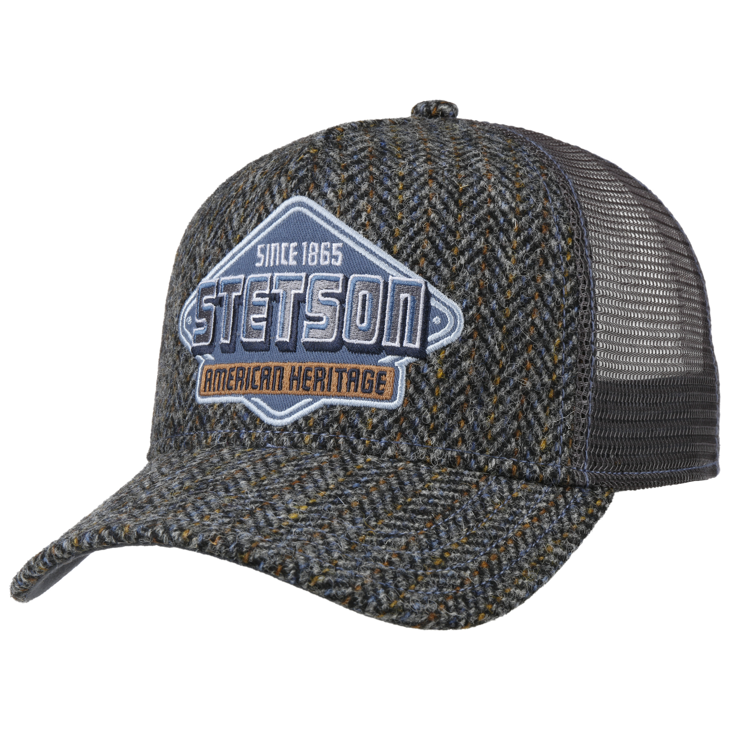 Harris Tweed Trucker Cap by Stetson - 61,95