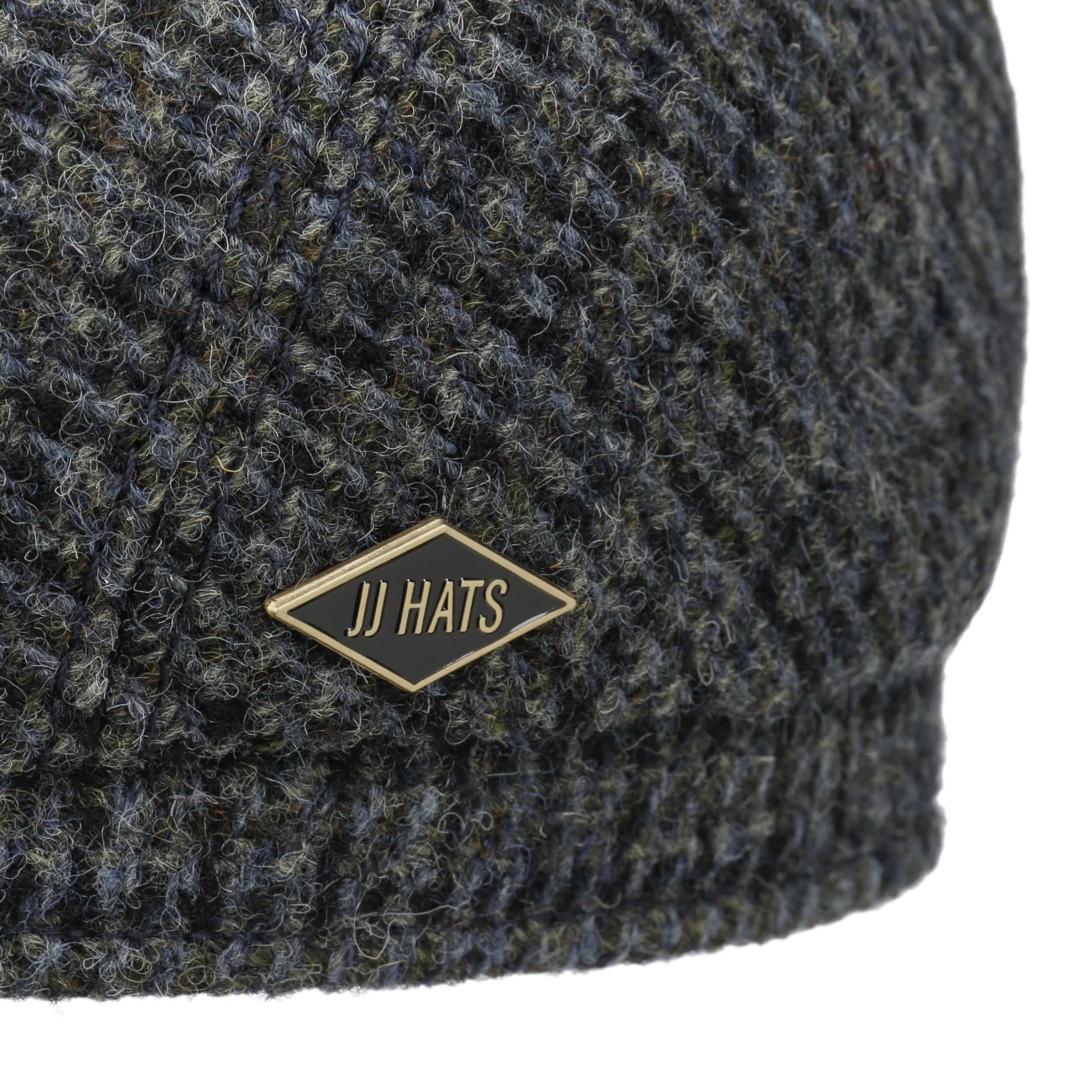 Harris Tweed Wool Flat Cap by JJ Hats - 123,95