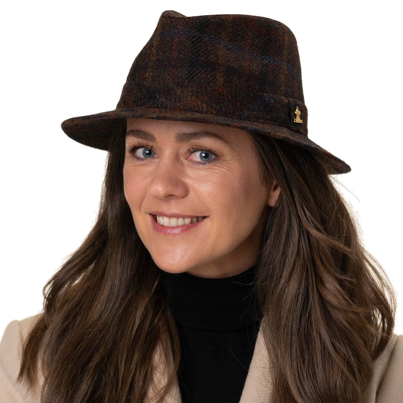 Harris Tweed Wool Hat by Lierys Gold - 108,95