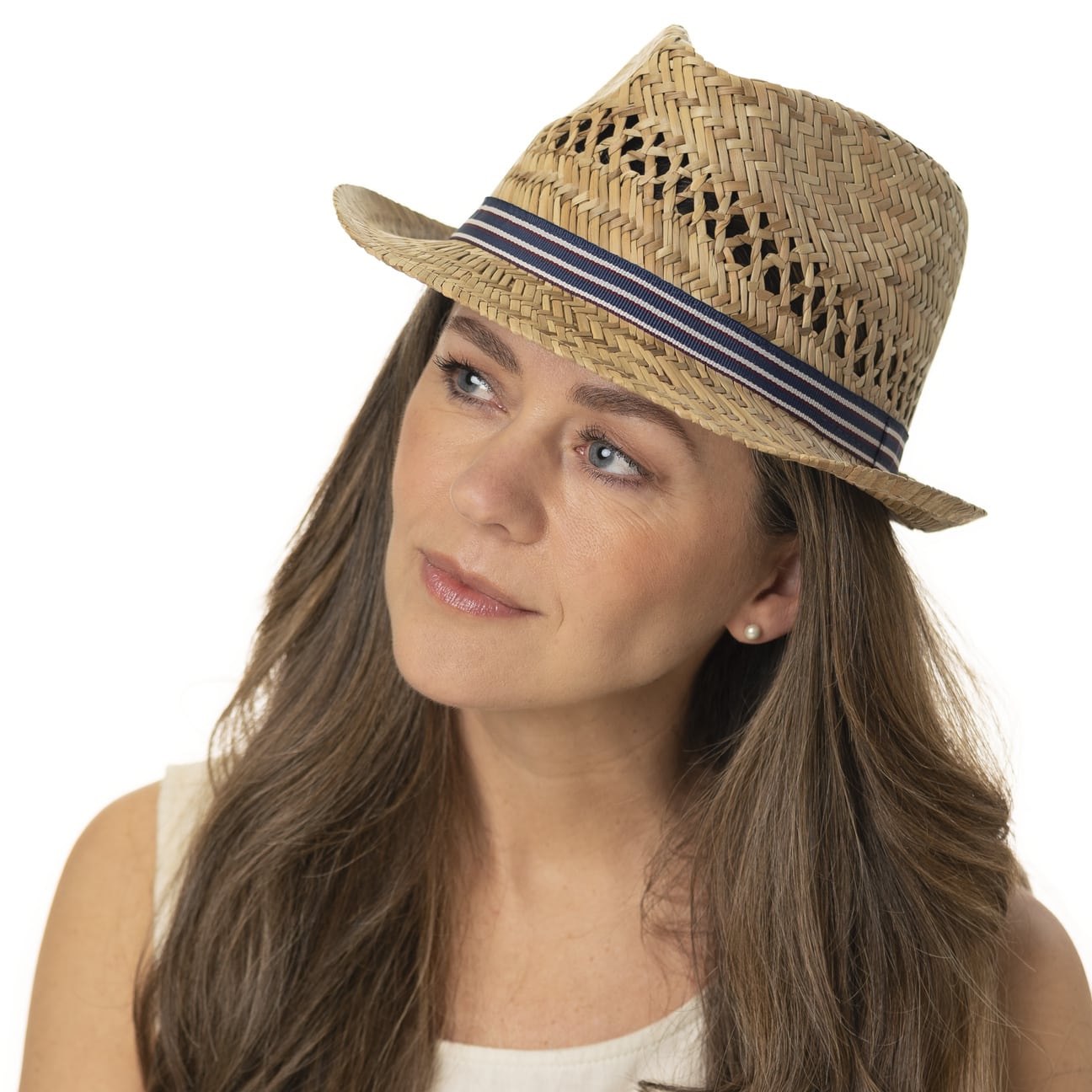 Harvester Stripes Straw Hat by Lipodo - 17,95