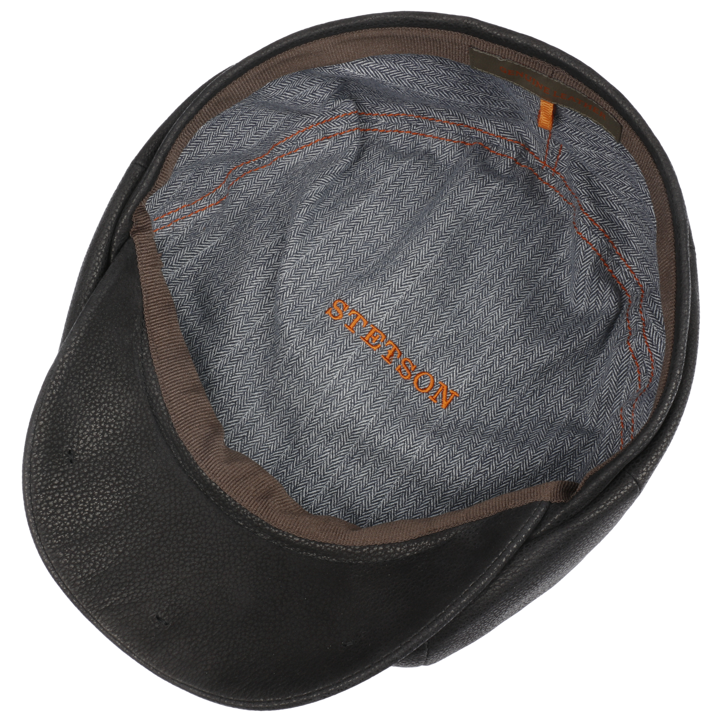 Hatteras Chevrette Leather Cap by Stetson - 169,00