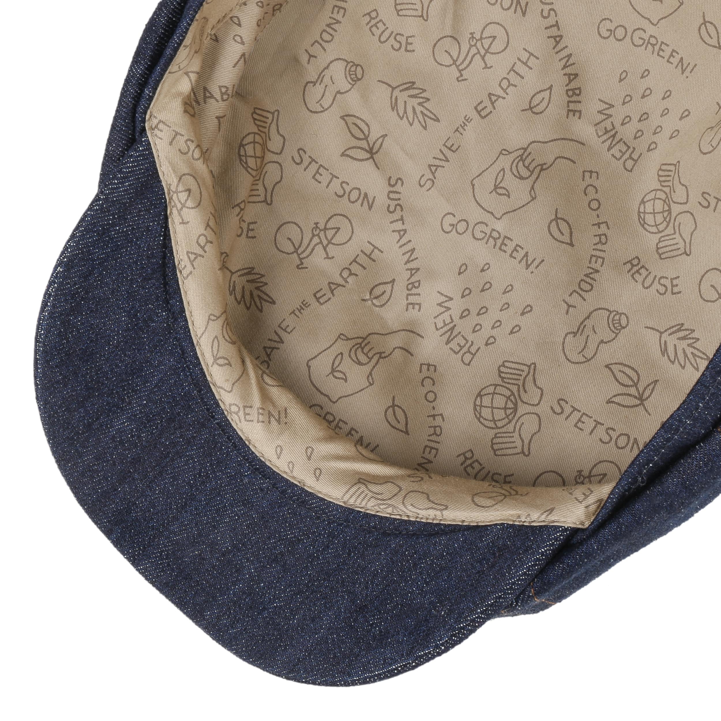 Hatteras Denim Sustainable Flat Cap by Stetson --> Shop Hats, Beanies ...
