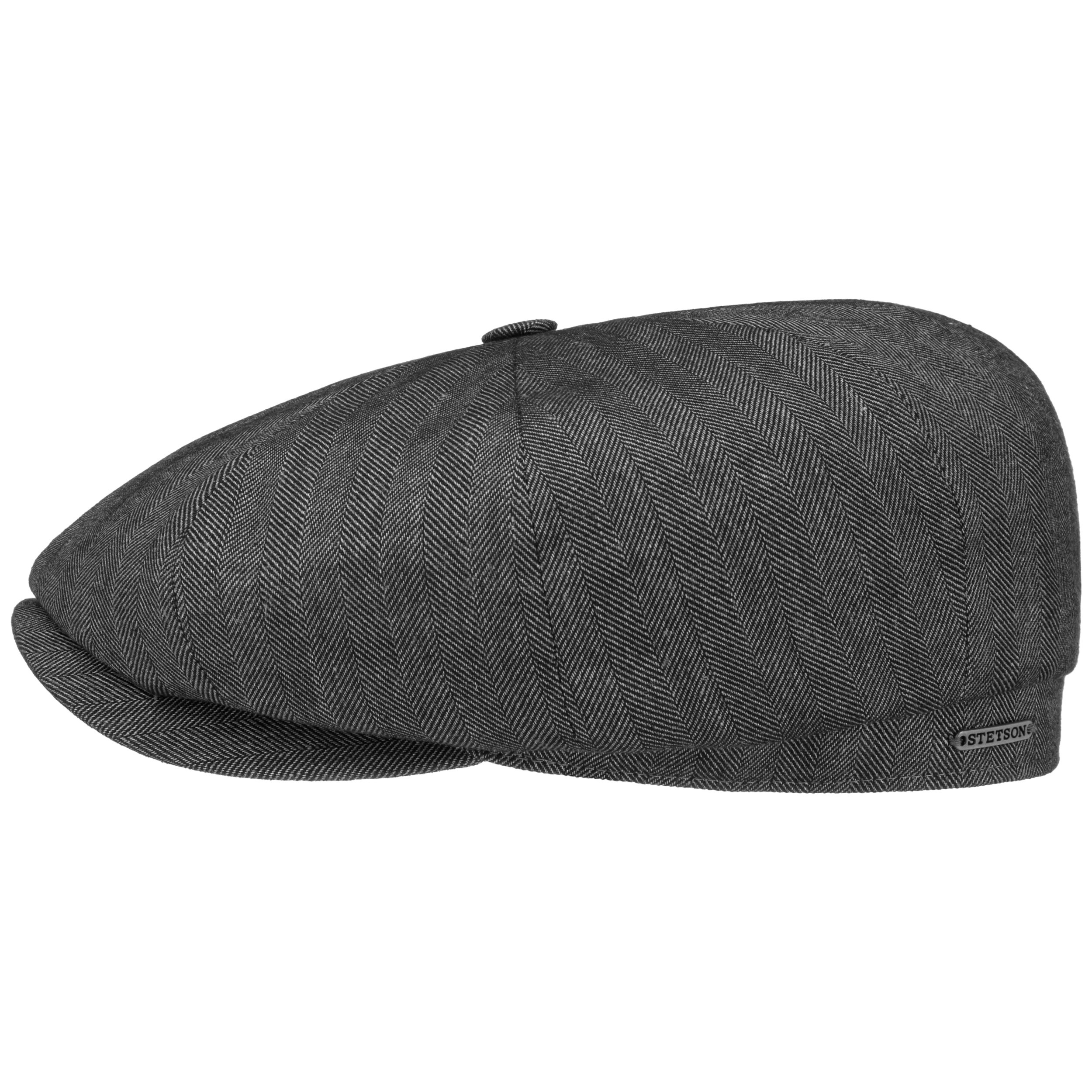 Hatteras Fine Herringbone Flat Cap by Stetson - 75,95
