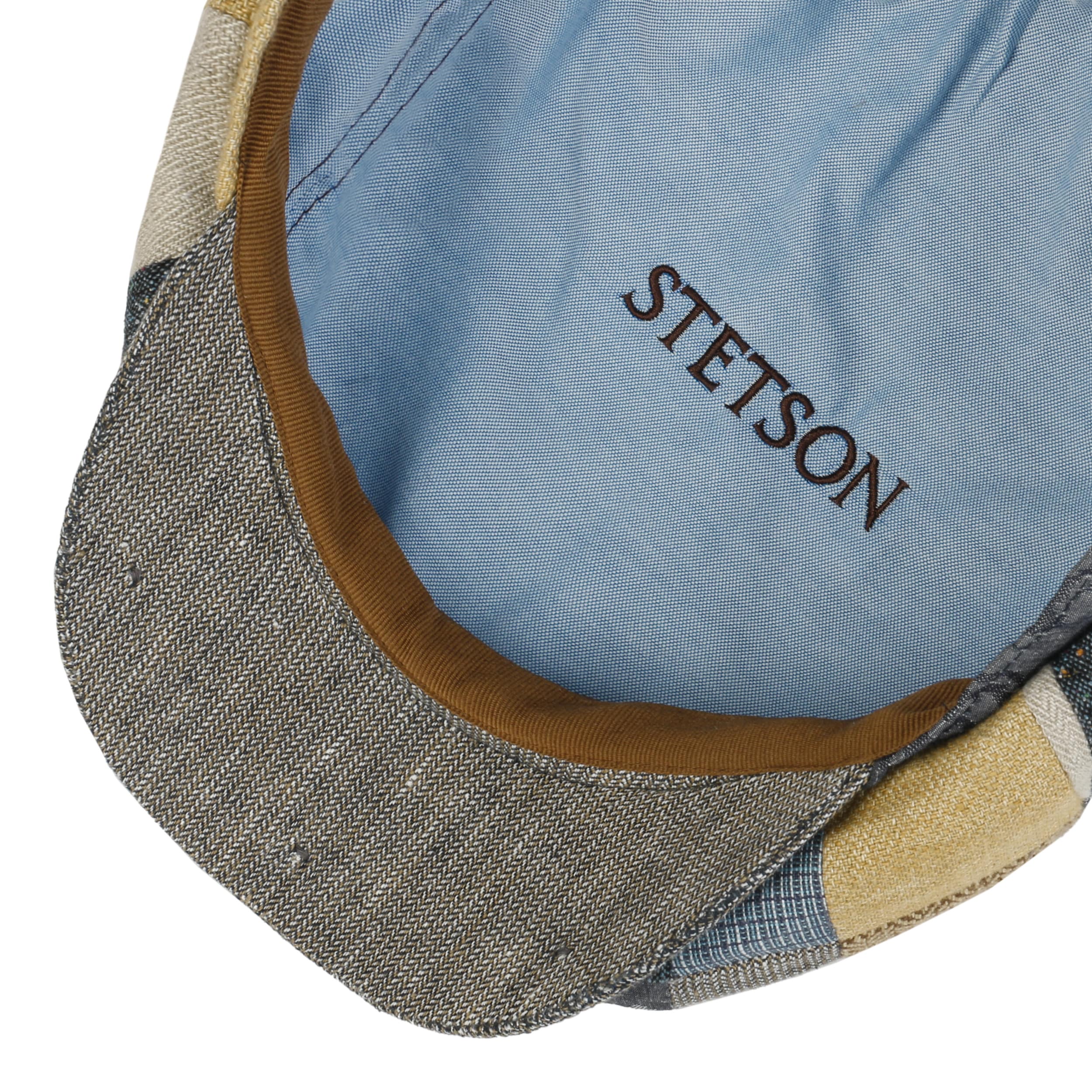 Hatteras Fresh Patchwork Flat Cap by Stetson - 92,95