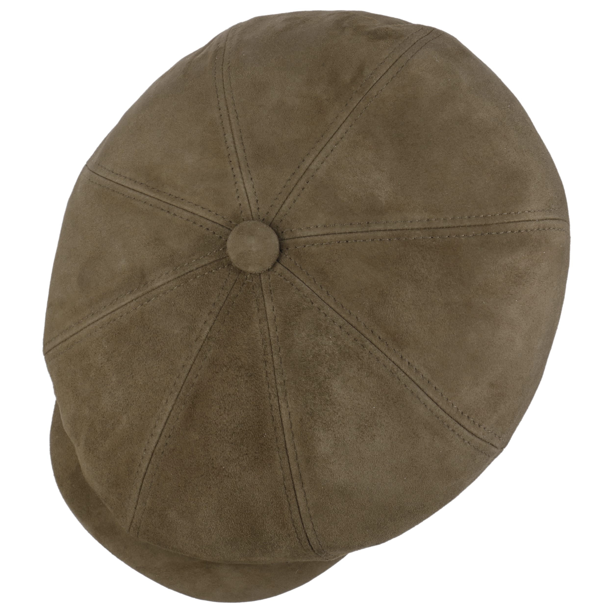 Hatteras Goat Leather Flat Cap by Stetson - 179,00