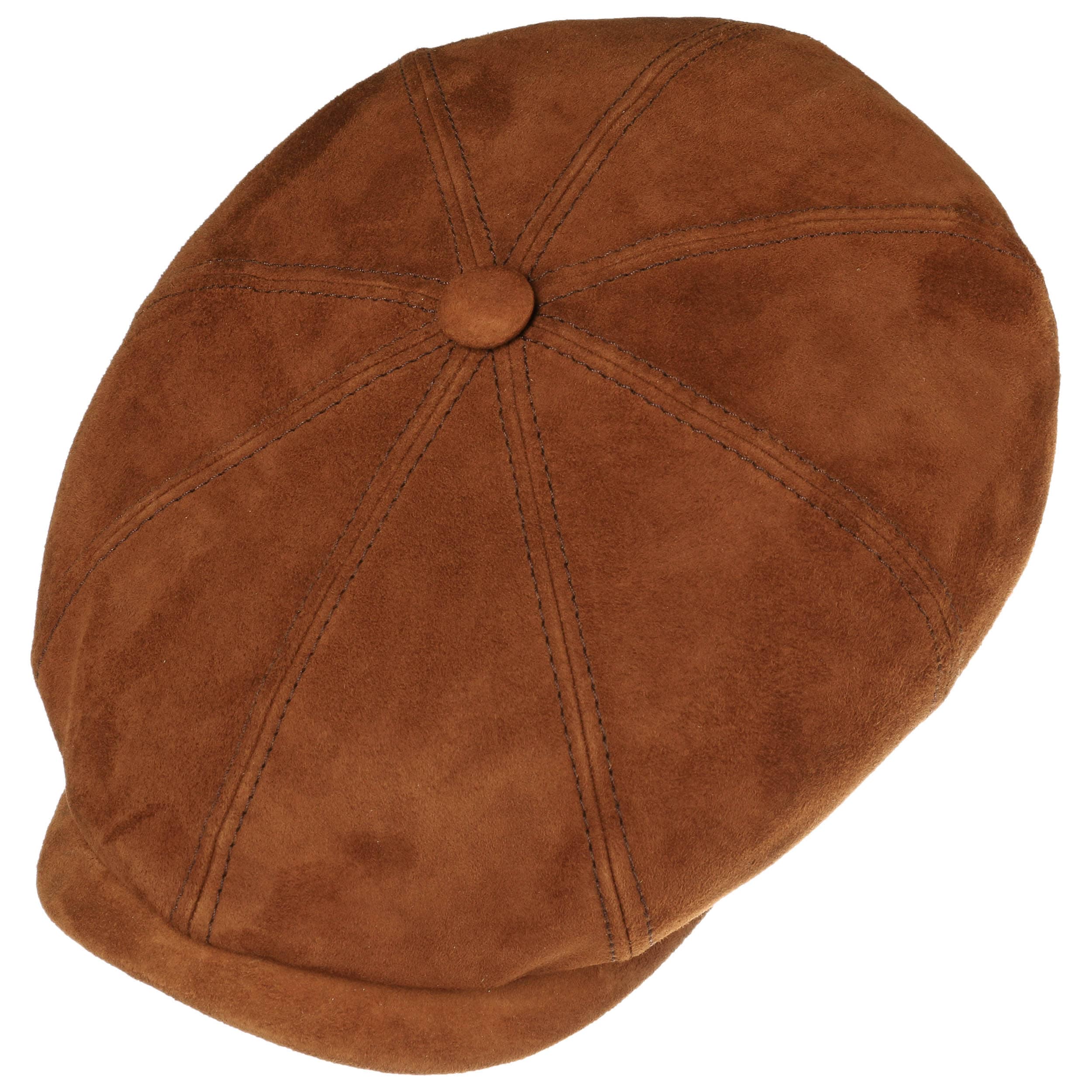 Hatteras Goat Suede Flat Cap by Stetson - 179,00