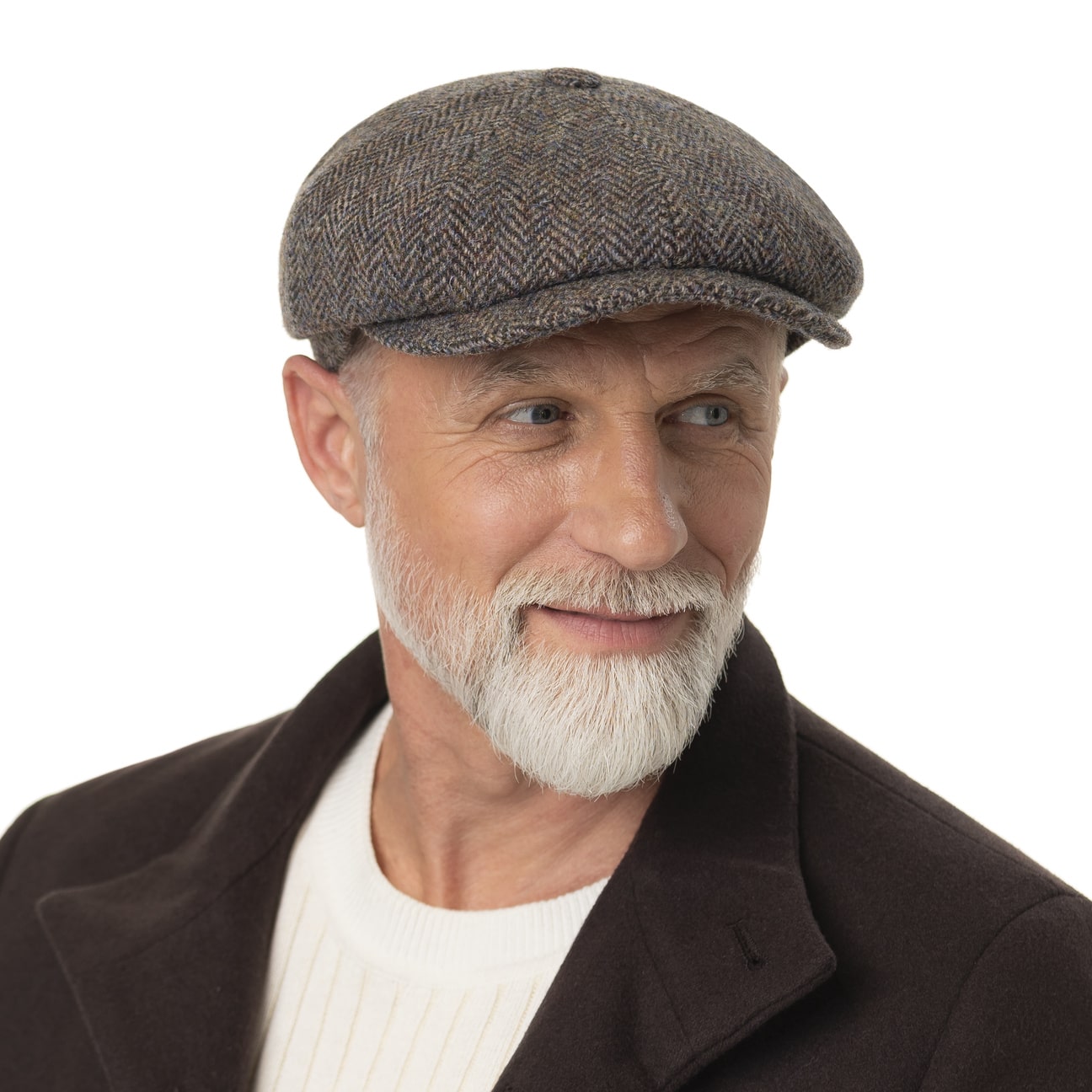 Hatteras Harris Tweed Herringbone Cap by Stetson - 139,00