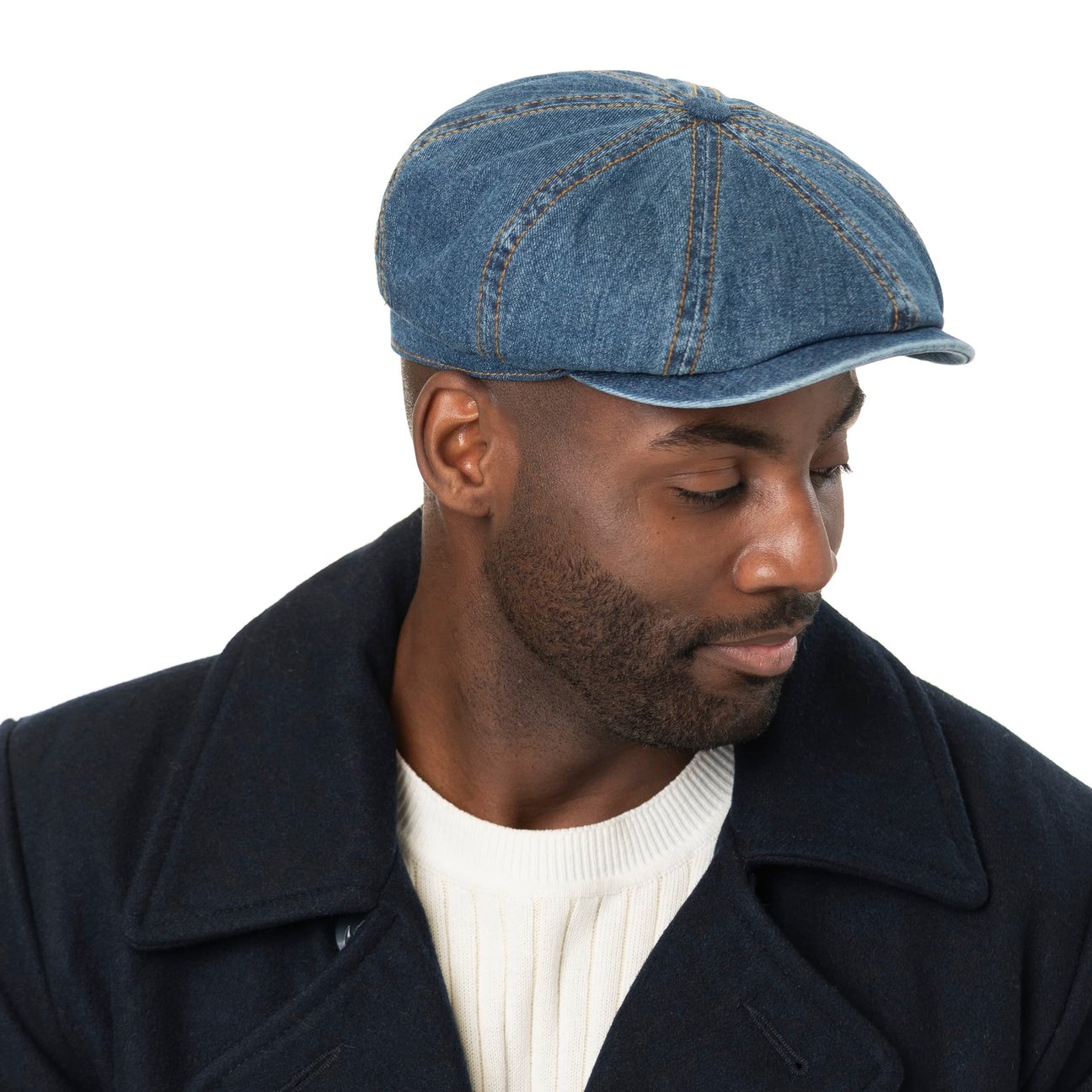 Hatteras Jeans Flat Cap by Stetson - 79,00