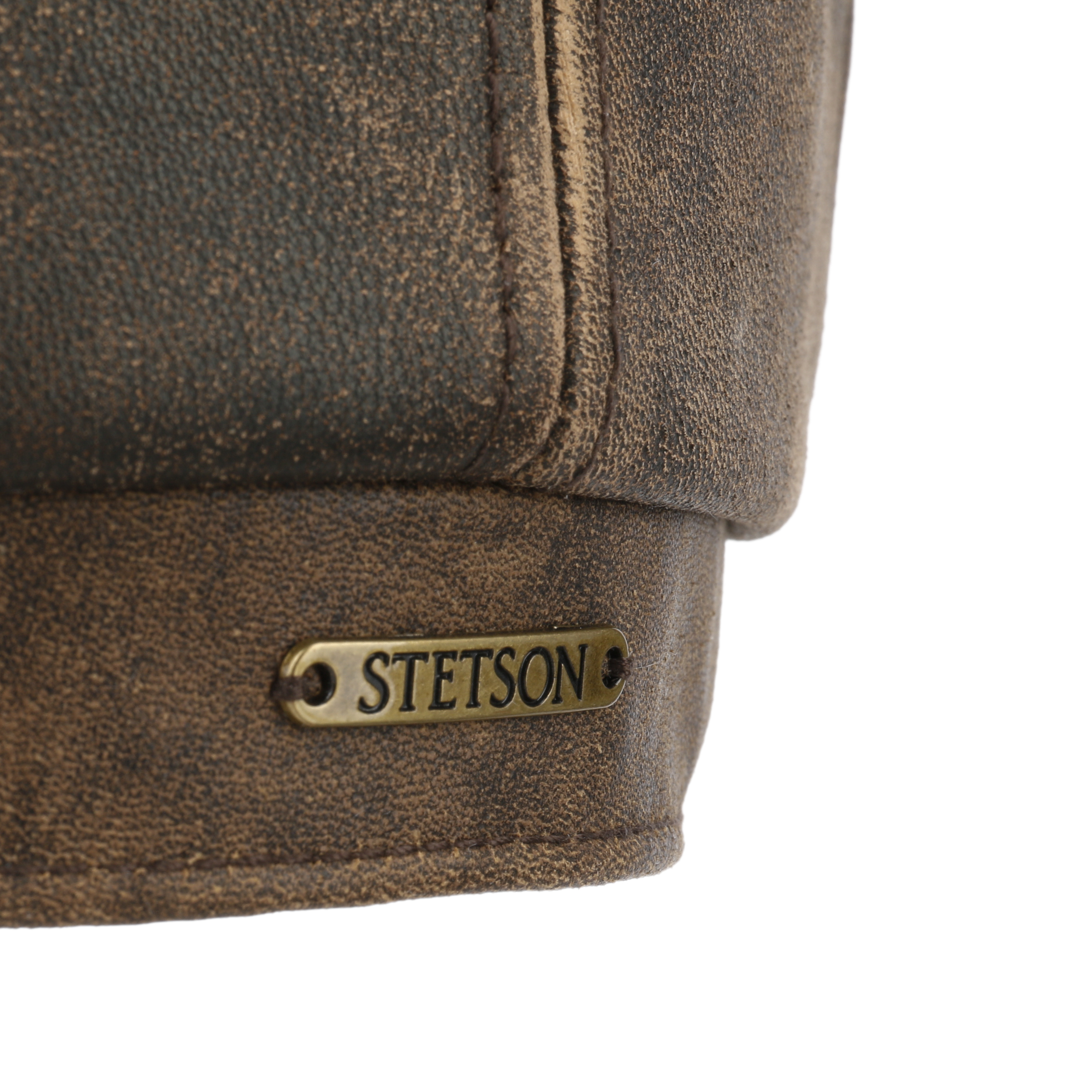 Hatteras Lambskin Leather Flat Cap by Stetson - 135,45