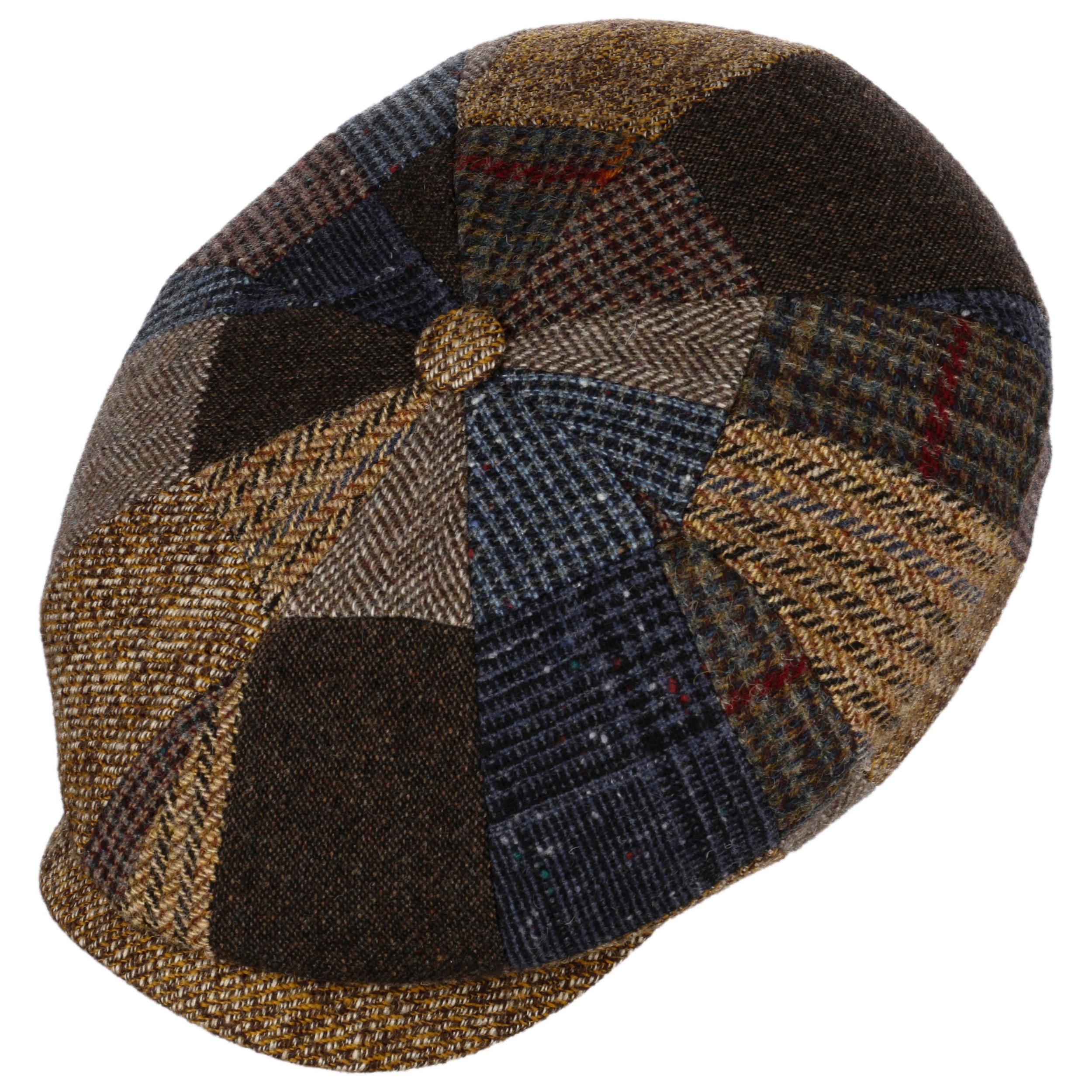 Hatteras New Patchwork Flat Cap by Stetson - 82,95