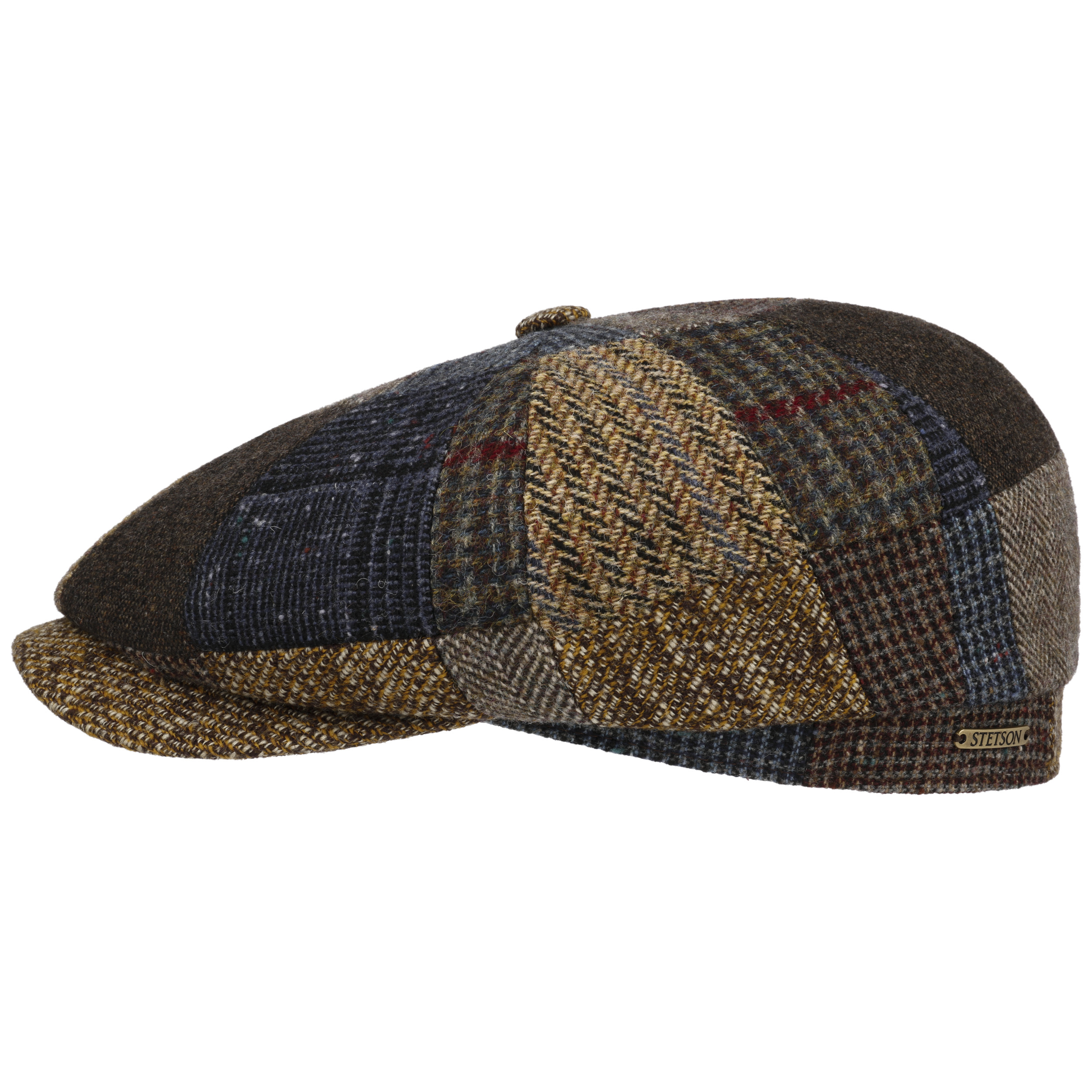 Hatteras New Patchwork Flat Cap by Stetson - 82,95