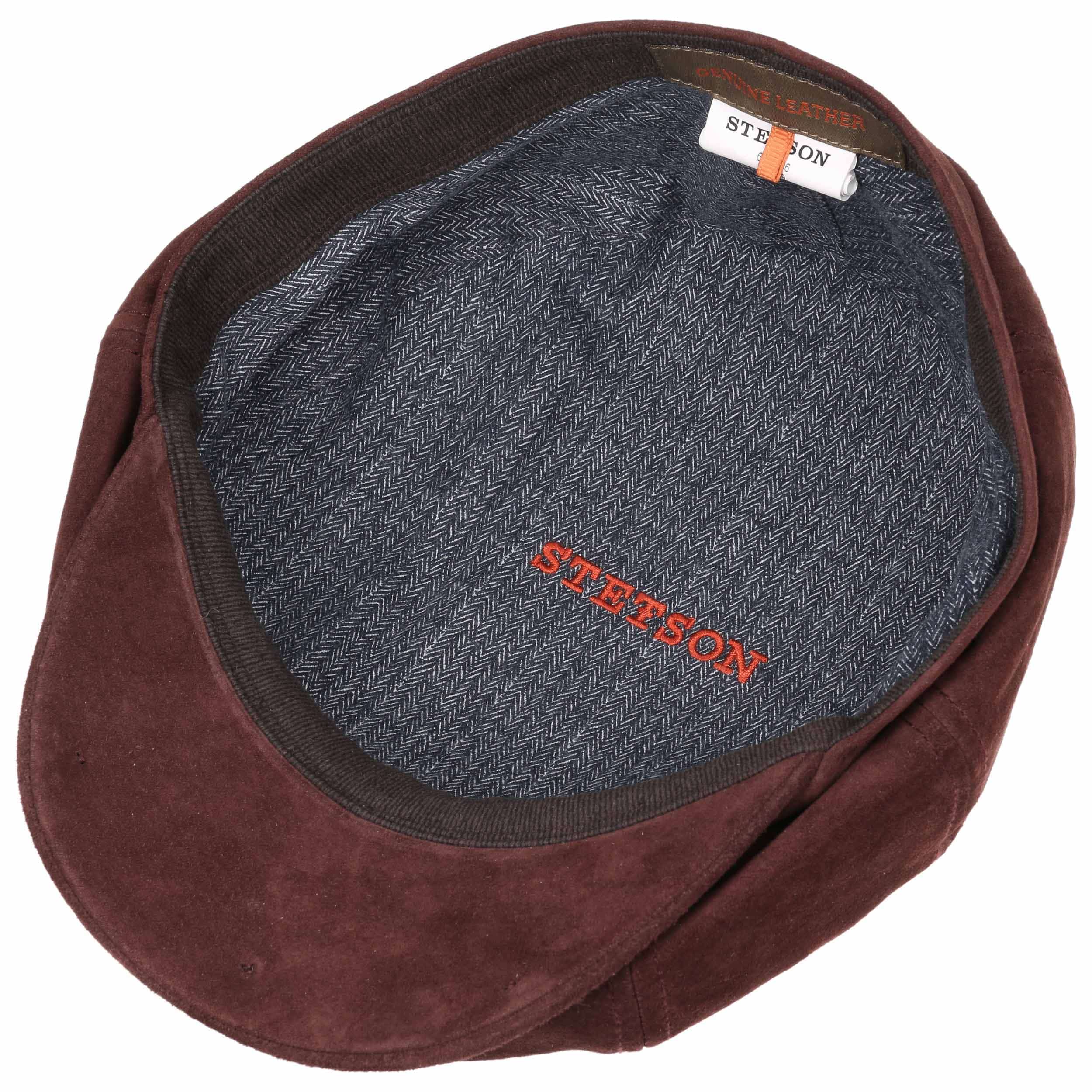 Hatteras Nubuck Pigskin Cap by Stetson - 99,00