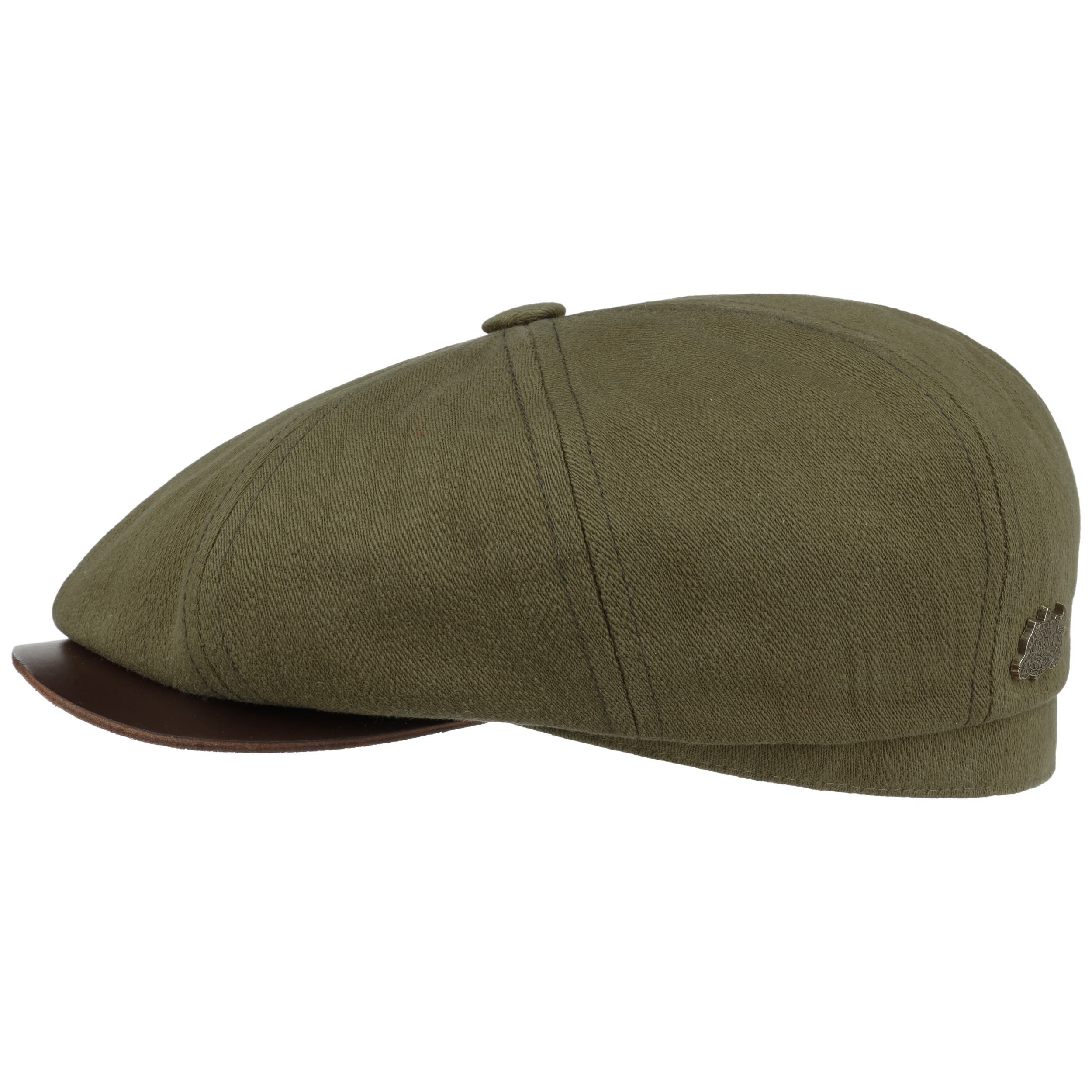 Hatteras Olive Cotton Flat Cap by Stetson - 82,95