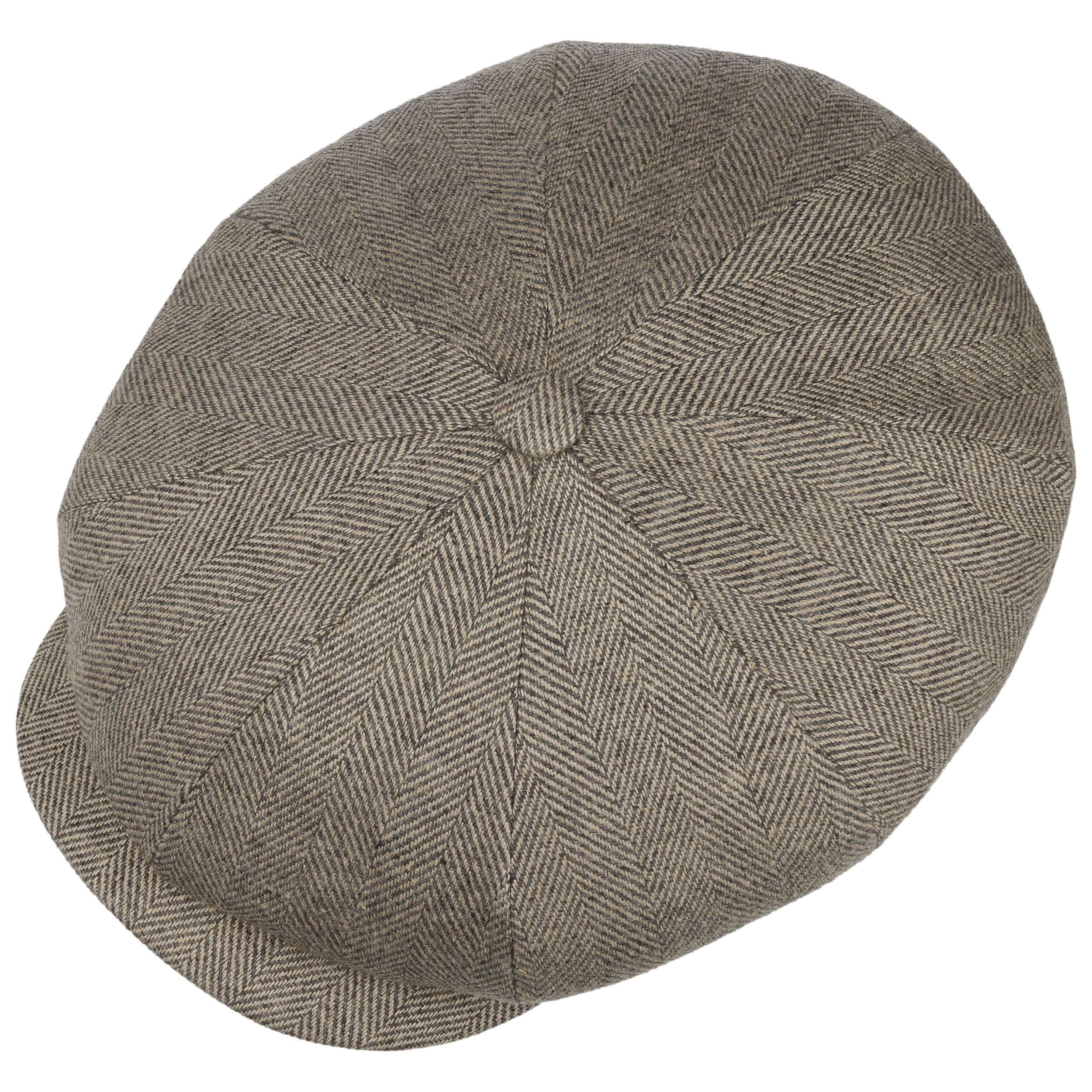 Hatteras Organic Herringbone Flat Cap by Stetson - 119,00