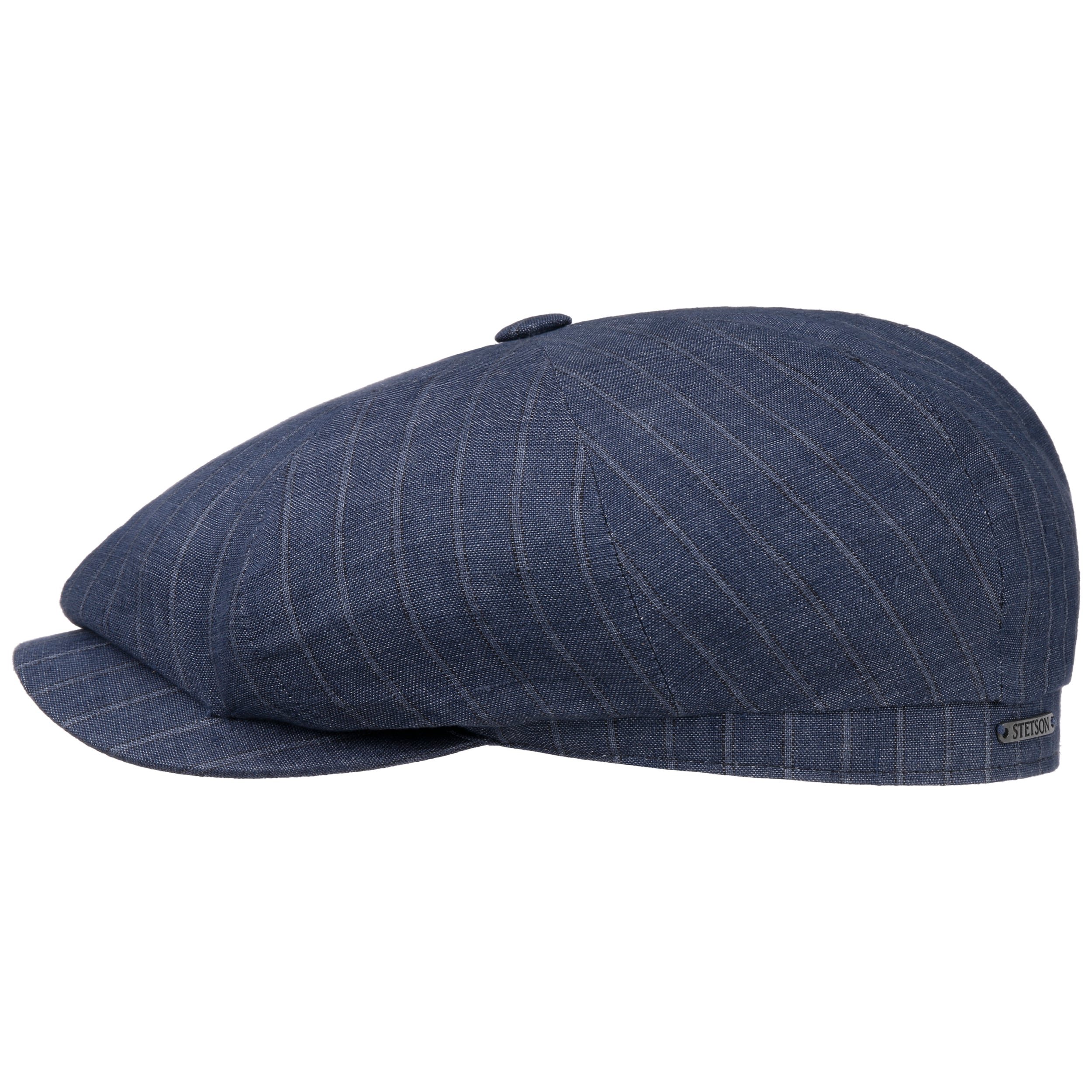 Hatteras Striped Linen Flat Cap by Stetson --> Shop Hats, Beanies ...