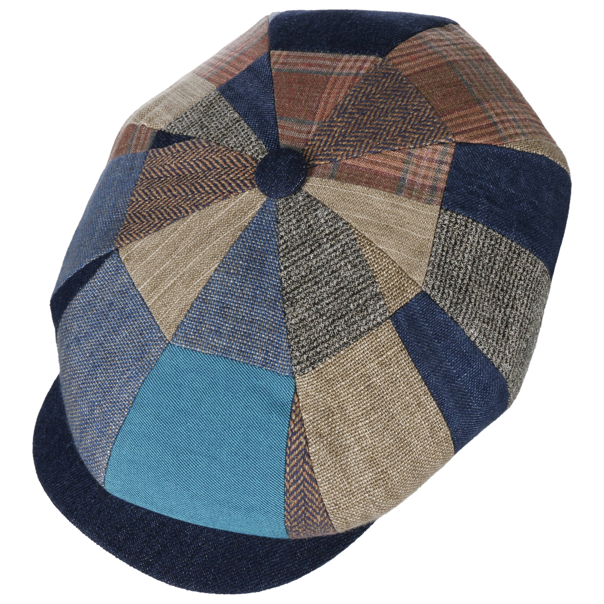 Hatteras Summer Patchwork Flat Cap by Stetson - 68,25