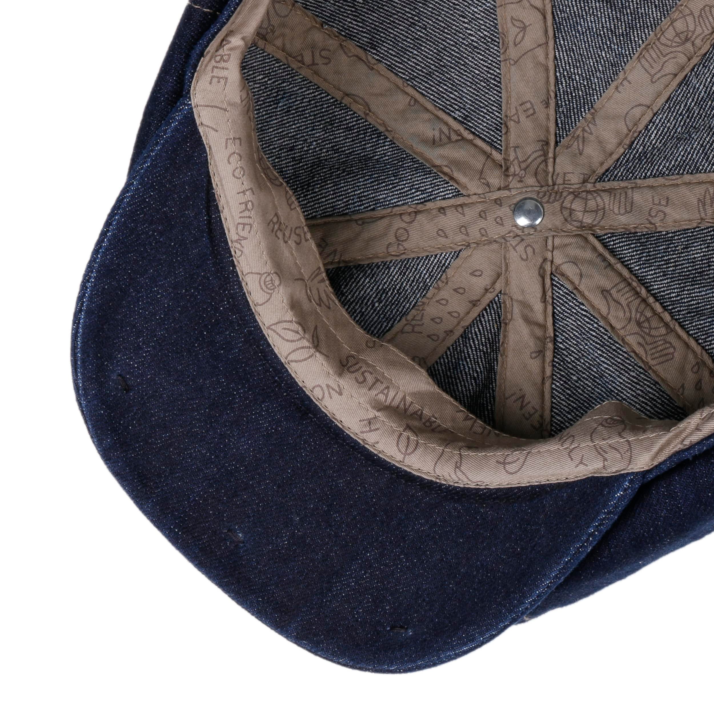 Hatteras Sustainable Denim Flat Cap by Stetson - 75,95