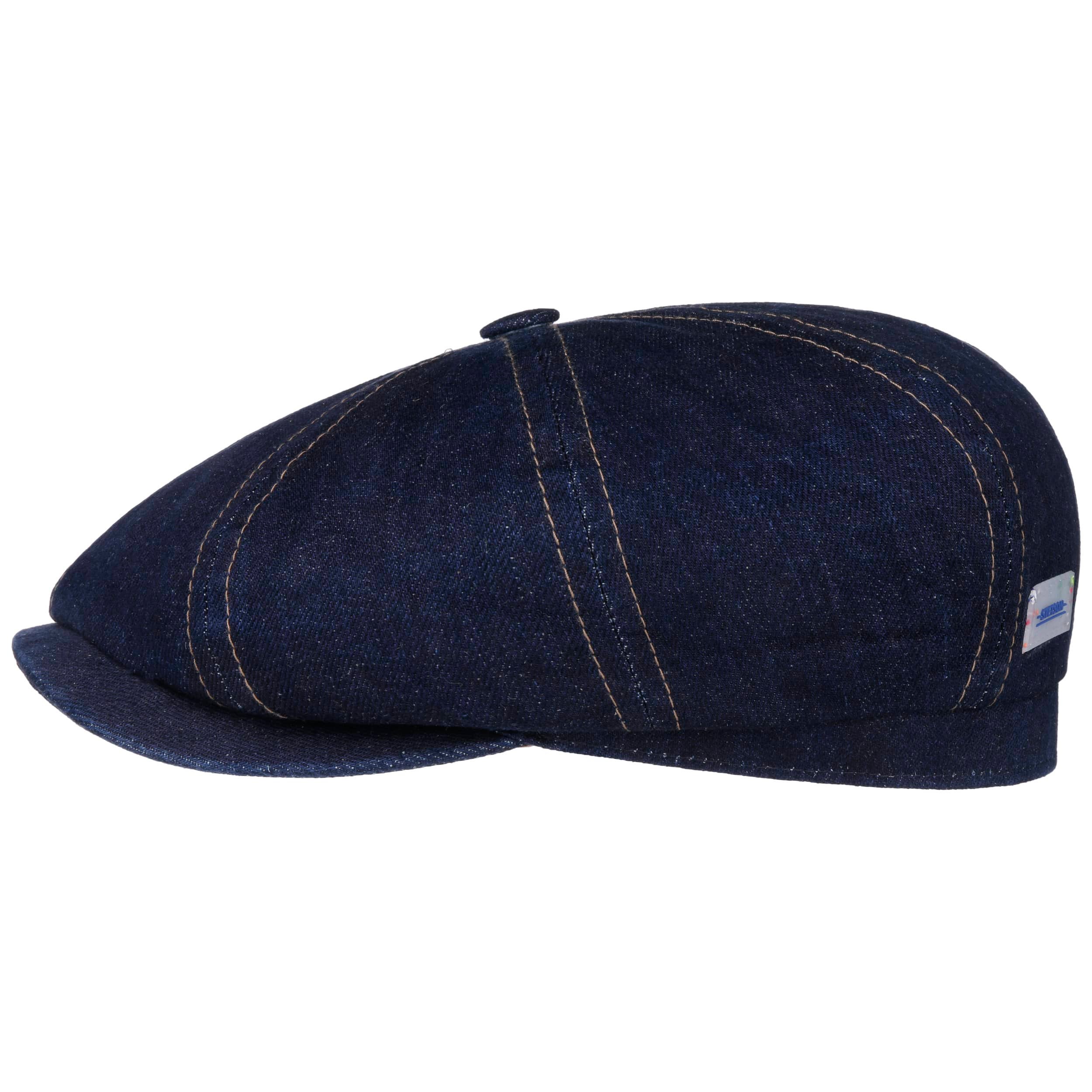 Hatteras Sustainable Denim Flat Cap by Stetson - 75,95