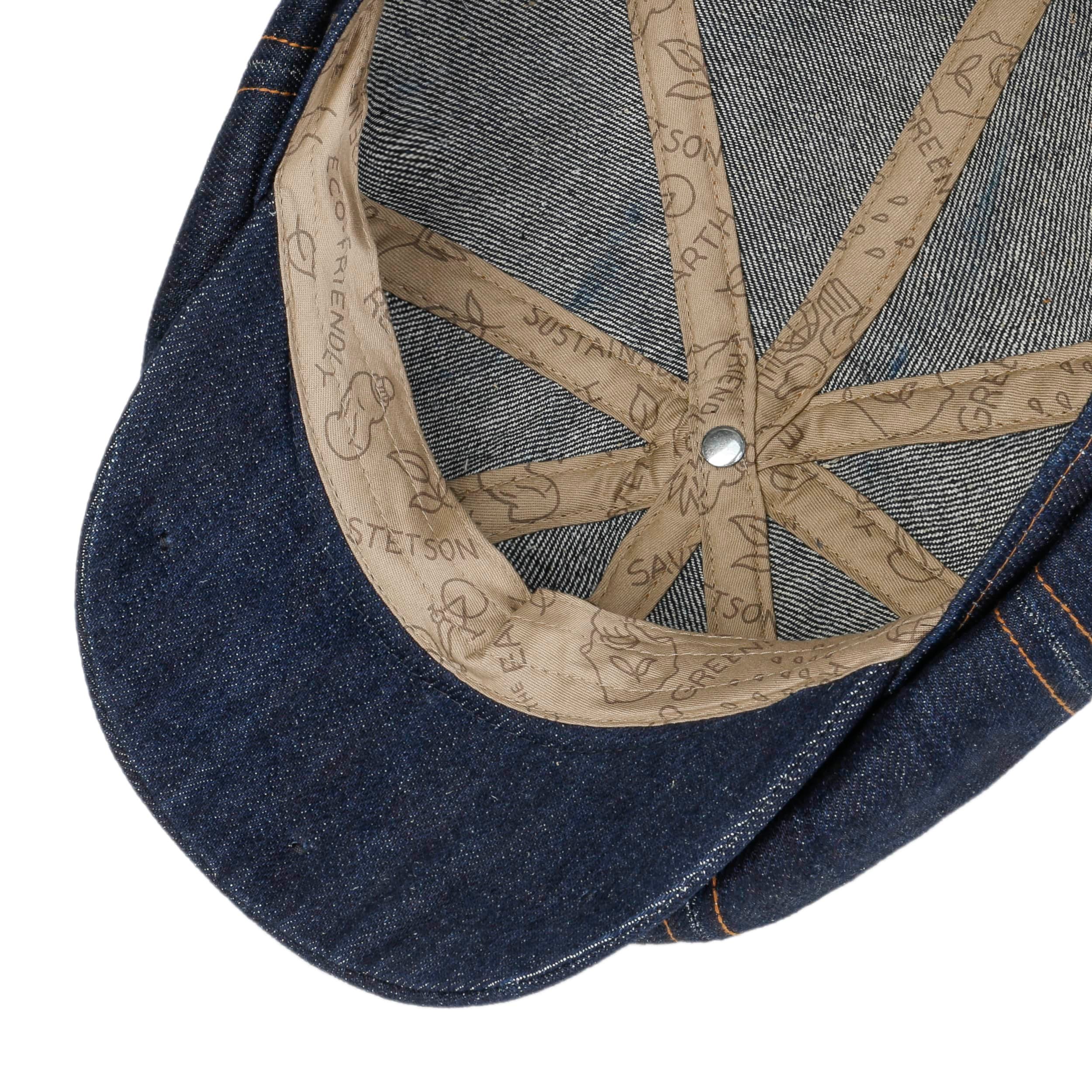 Hatteras Sustainable Jeans Flat Cap by Stetson - 103,95
