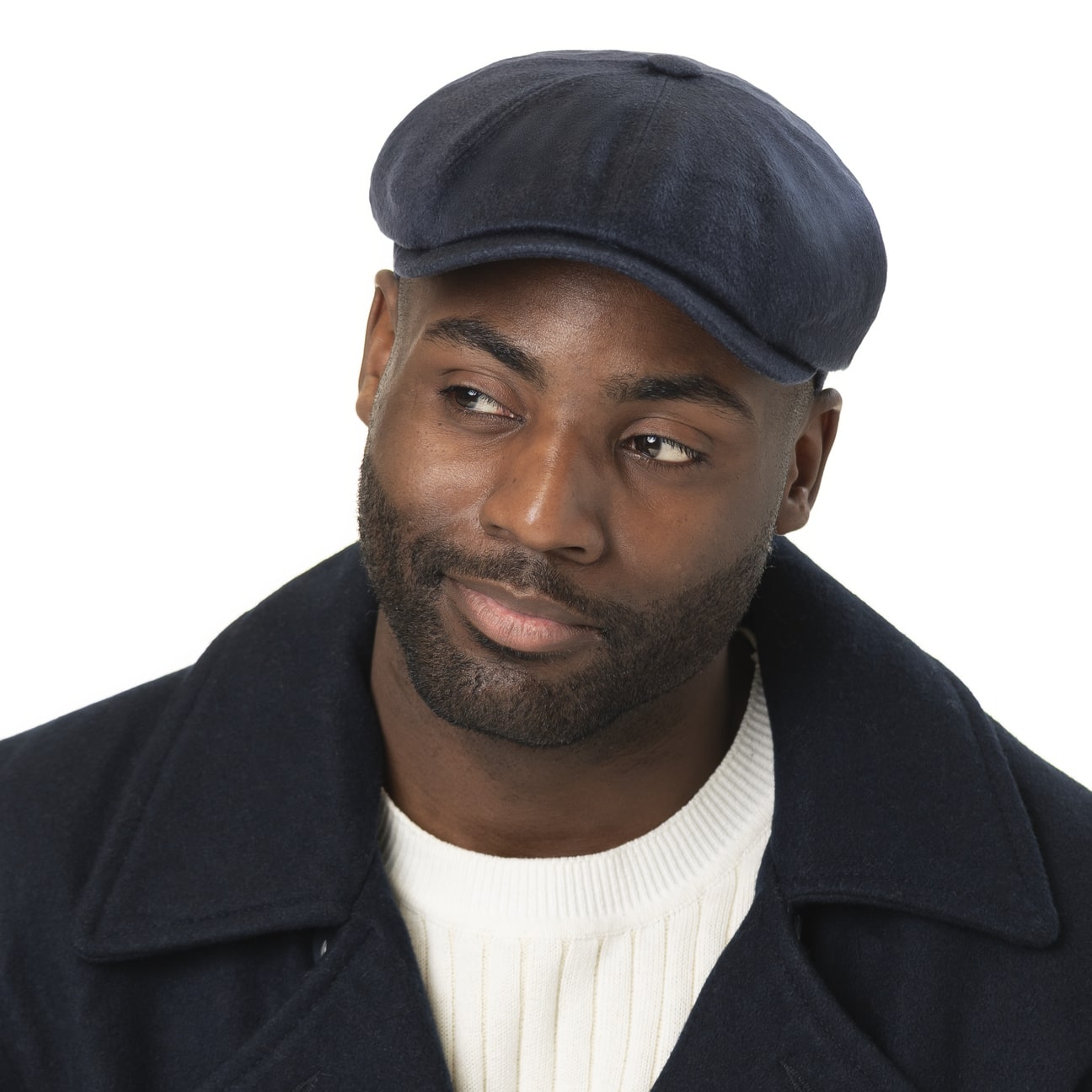 Hatteras Uni Cashmere Silk Flat Cap by Stetson - 259,00