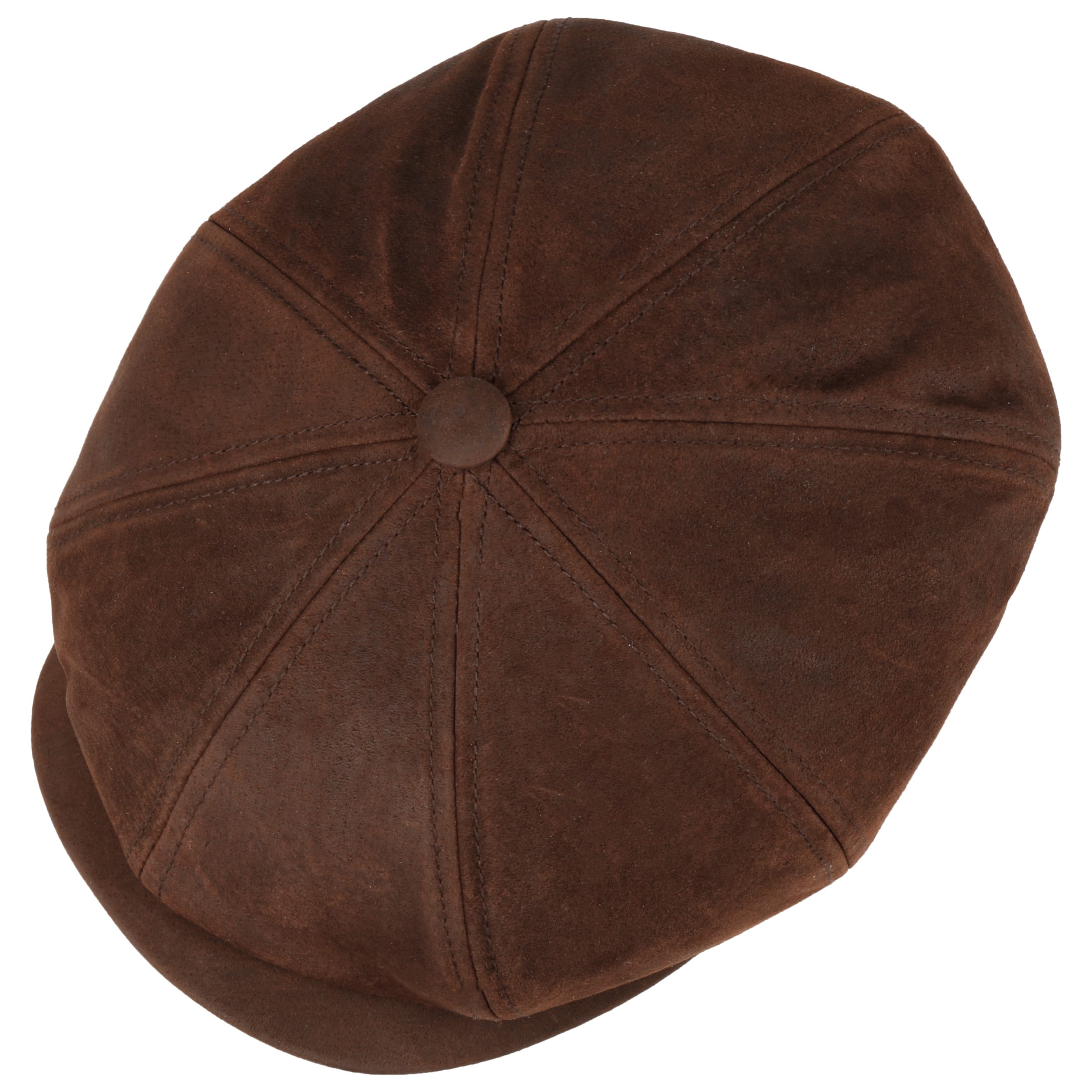 Hatteras Uni Pigskin Flat Cap by Stetson - 159,00