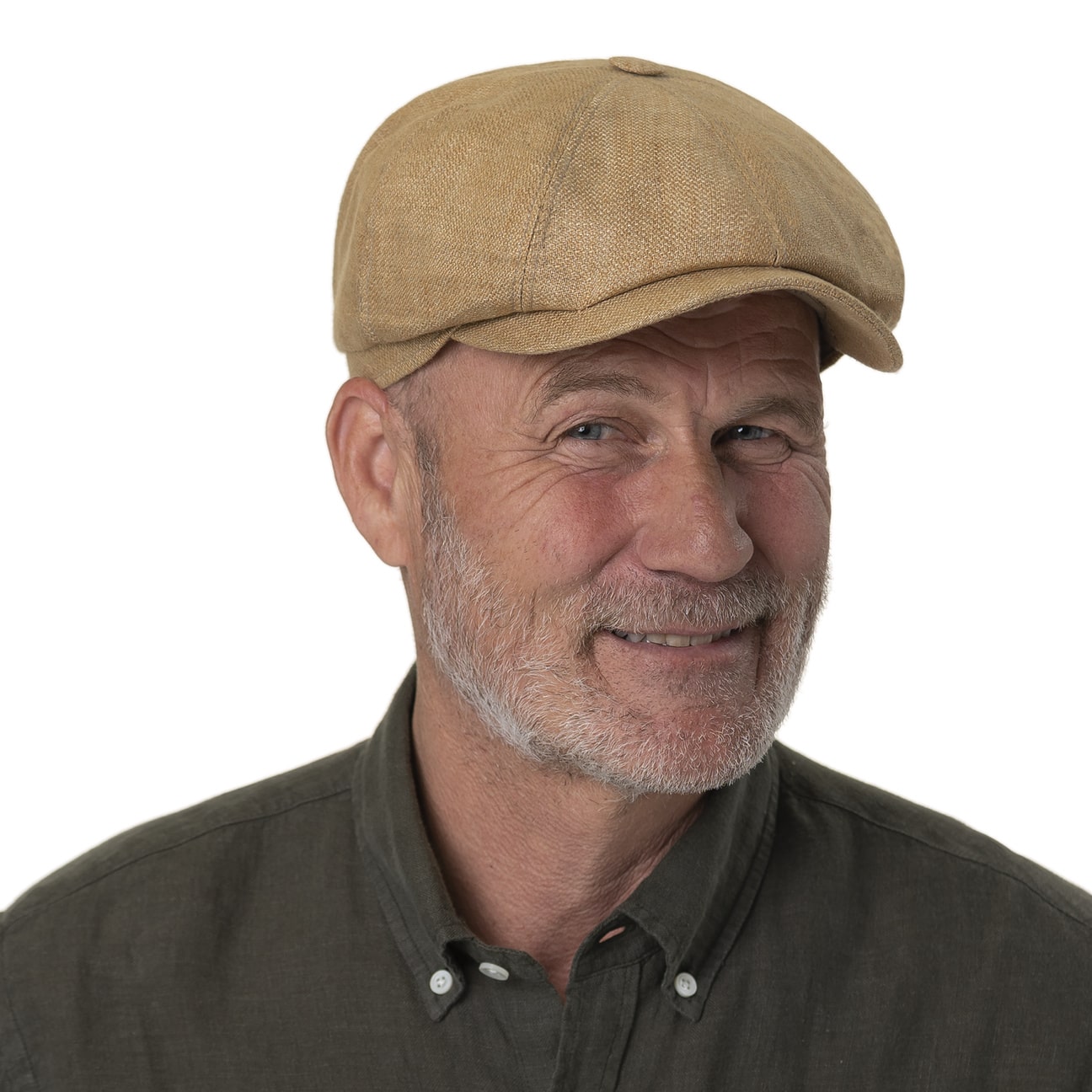 Hatteras Uni Sustainable Linen Flat Cap by Stetson - 72,45