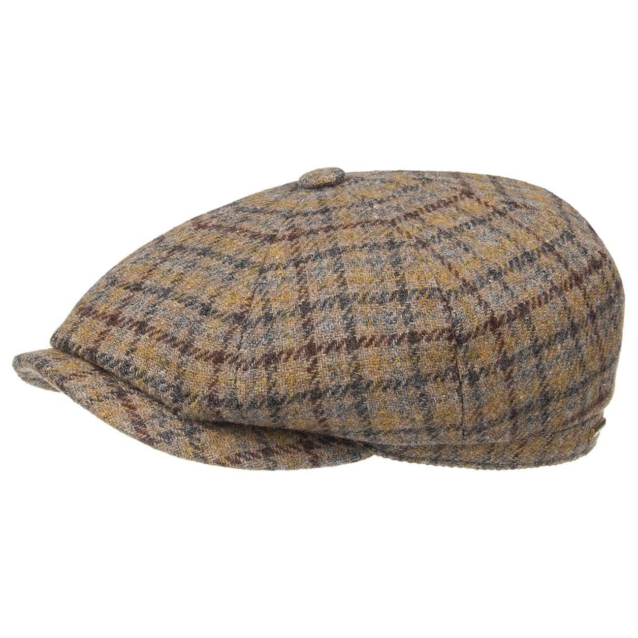 Hatteras Wool Checks Cap by Stetson - 49,00