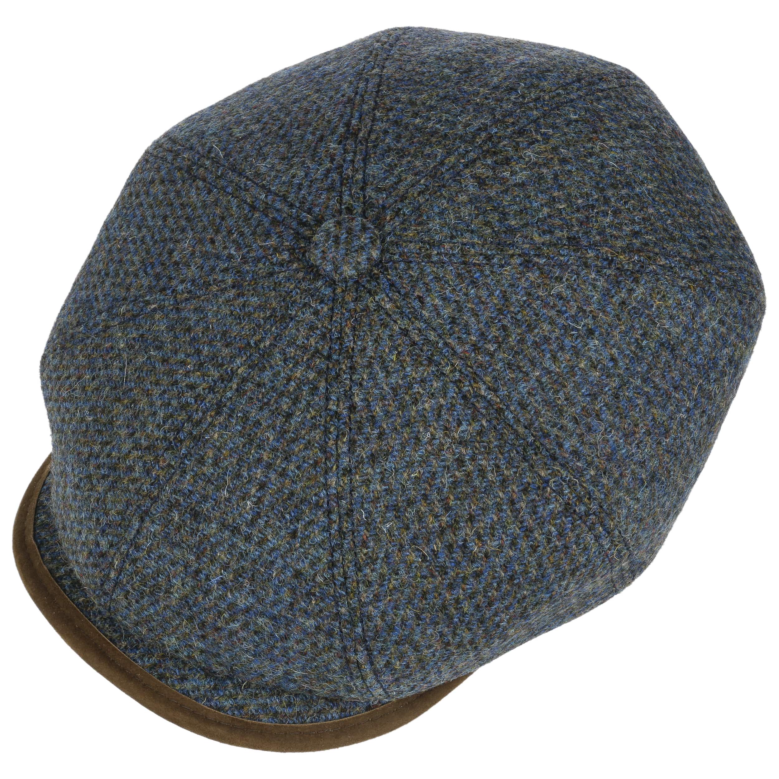 Hatteras Wool Harris Tweed Flat Cap by Stetson - 179,00