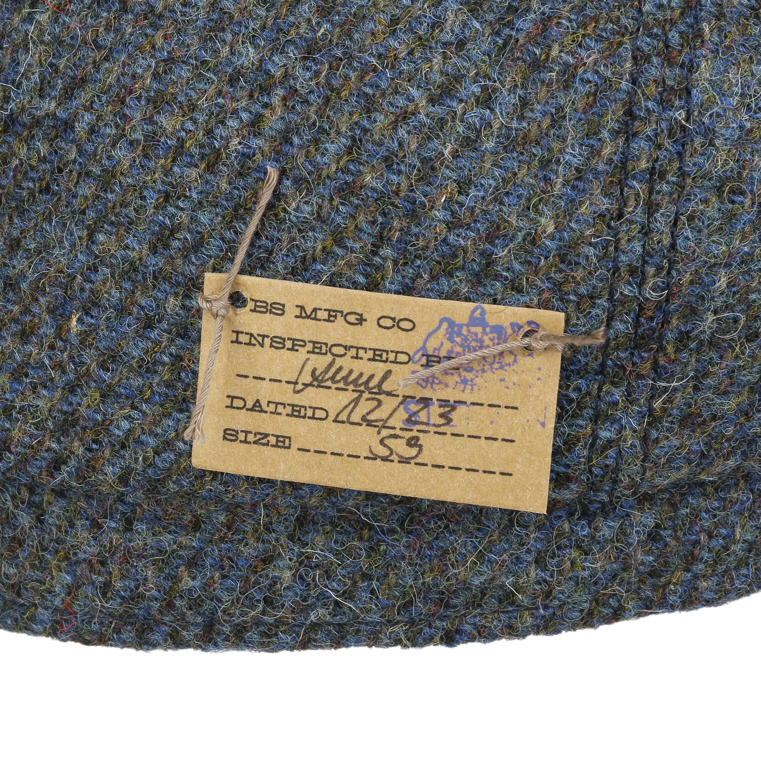 Hatteras Wool Harris Tweed Flat Cap by Stetson - 179,00