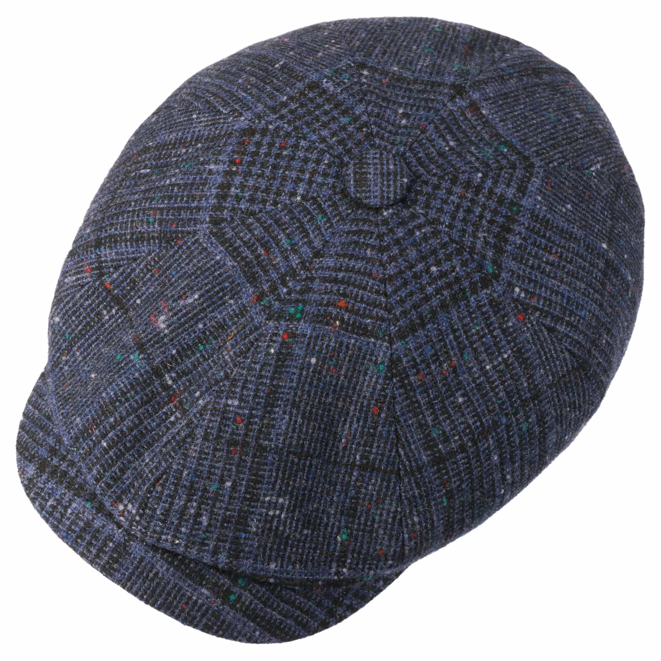 Hatteras Wool Neps Flat Cap by Stetson - 69,00