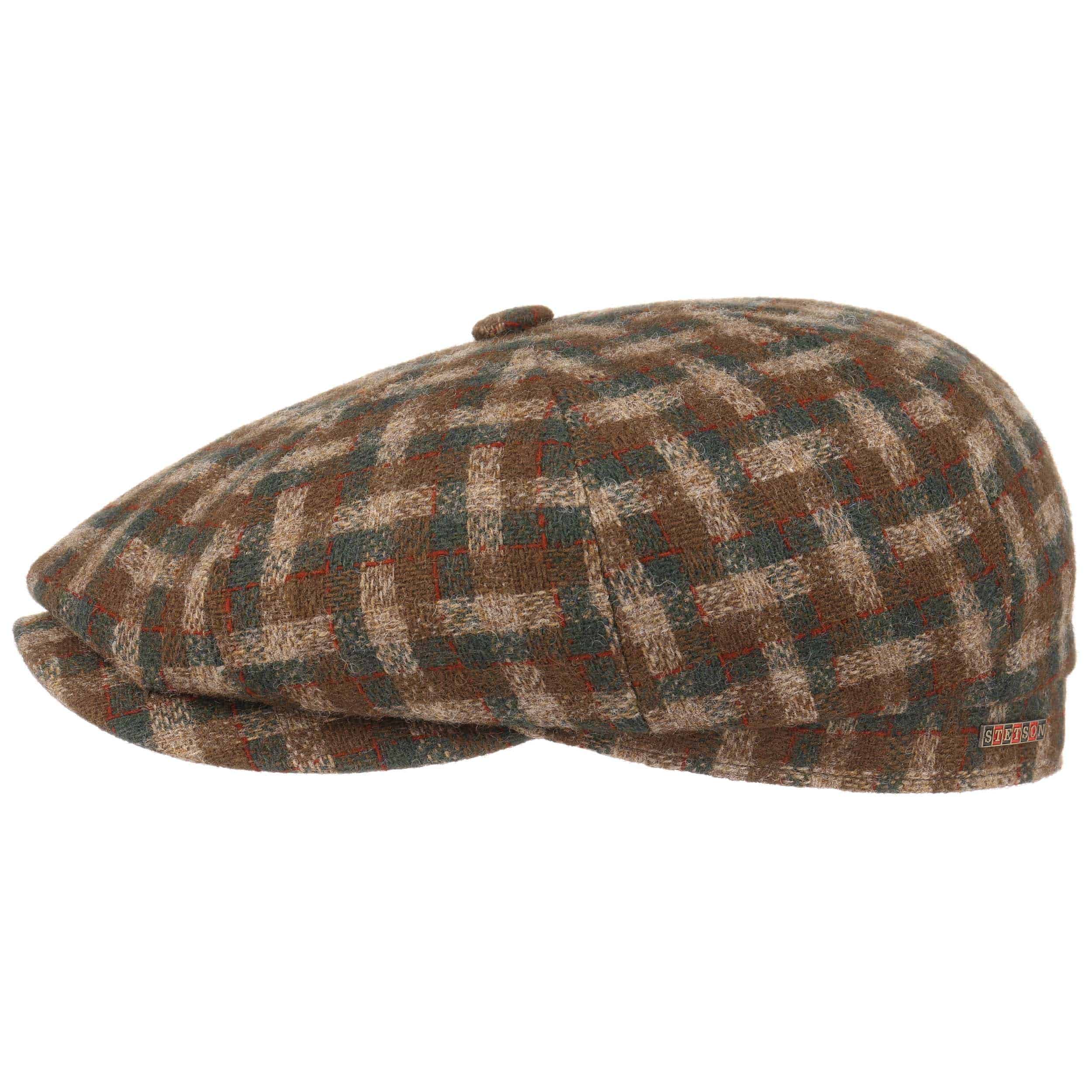 Hatteras Woolrich Check Cap by Stetson - 59,00