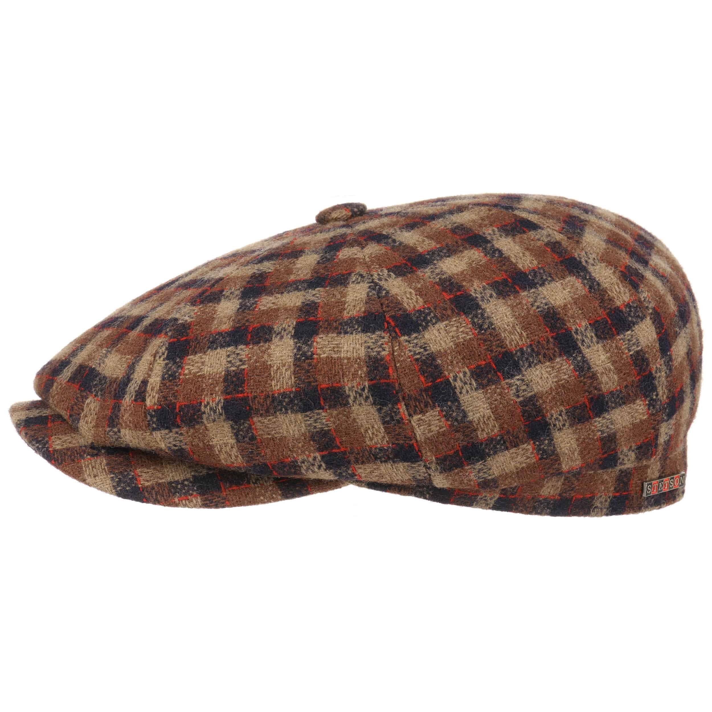 Hatteras Woolrich Check Cap by Stetson - 59,00