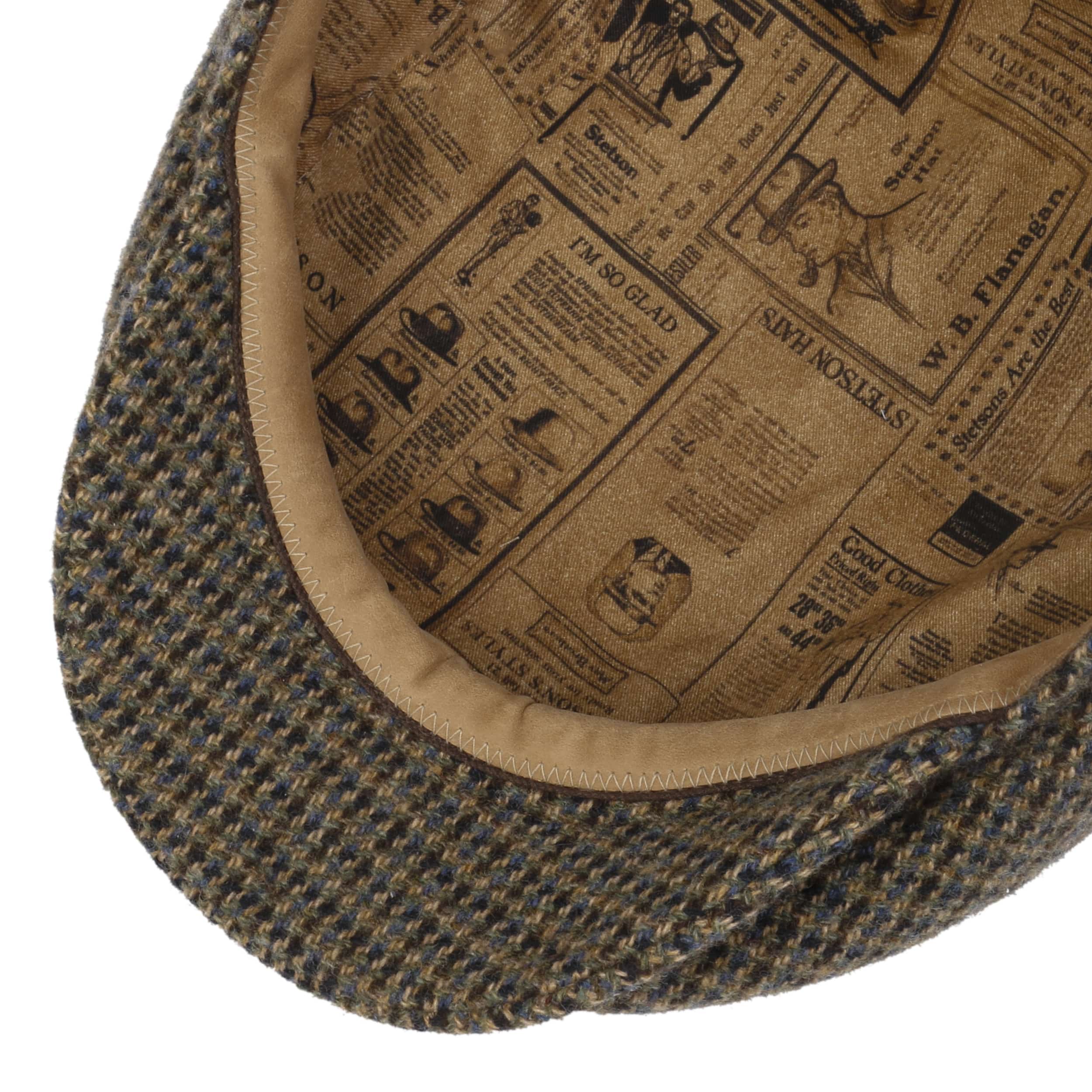 Hepscott Cashmere Driver Flat Cap by Stetson - 179,00