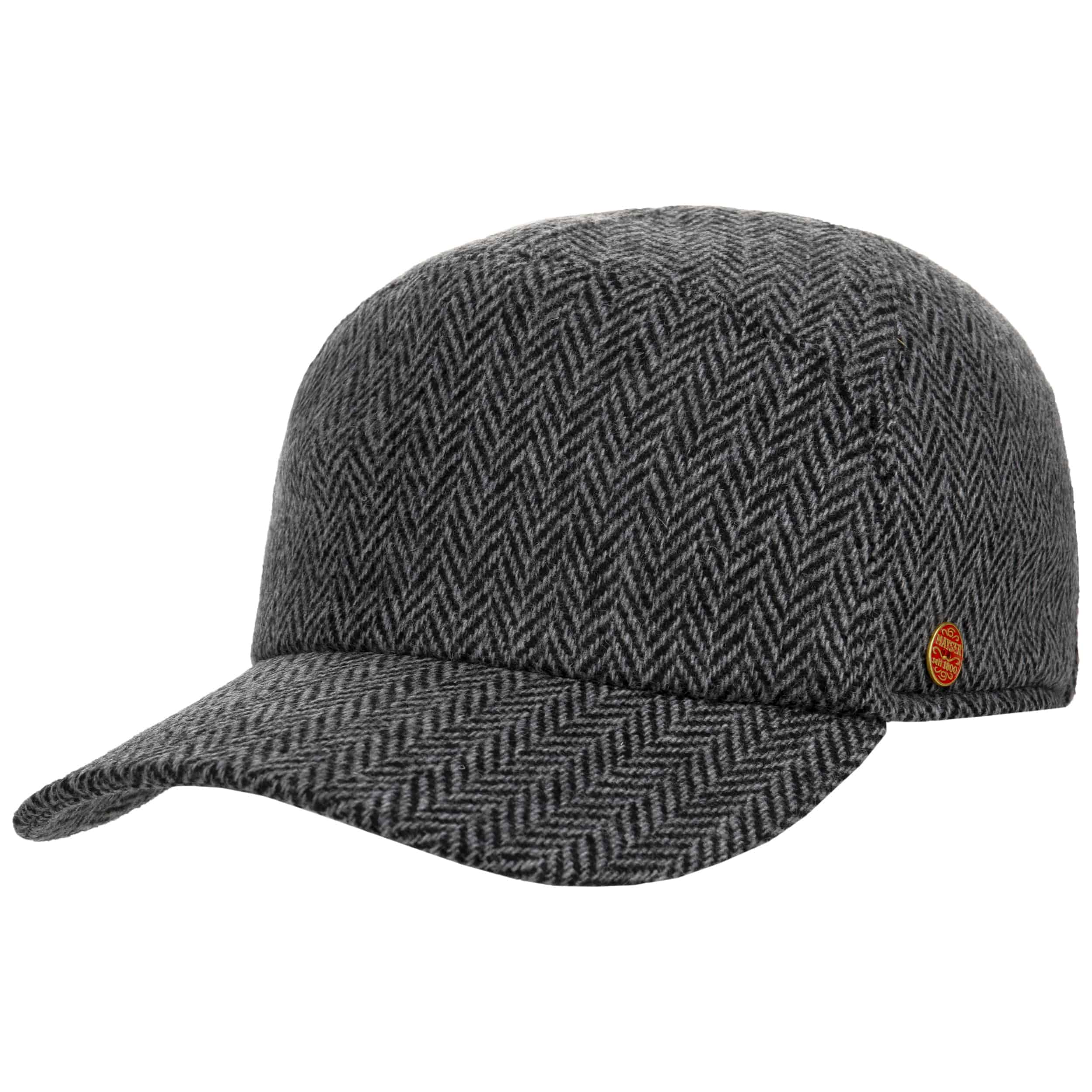 Herringbone Cap with Ear Flaps by Mayser - 144,95