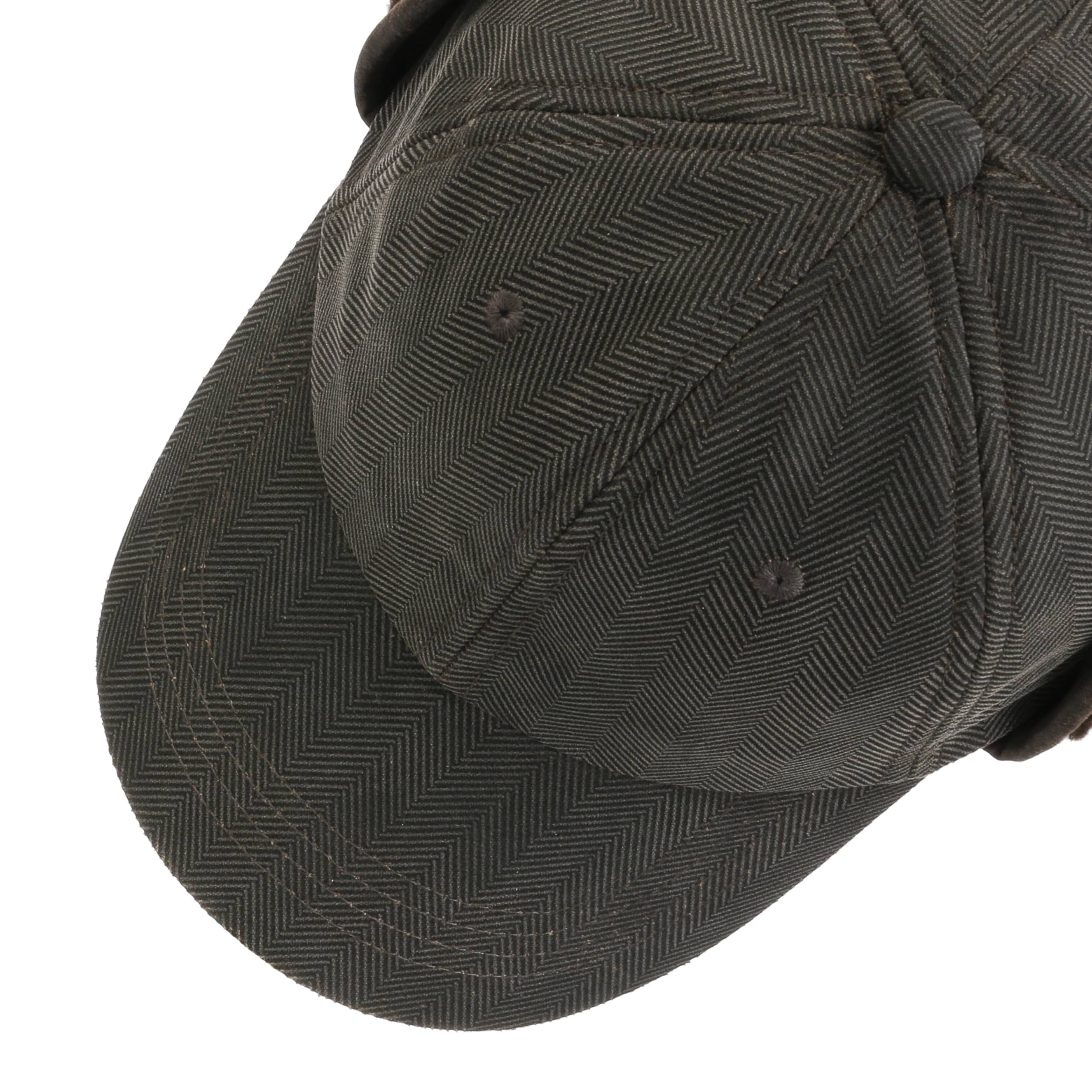 Herringbone Cap with Ear Flaps by Stetson - 49,00