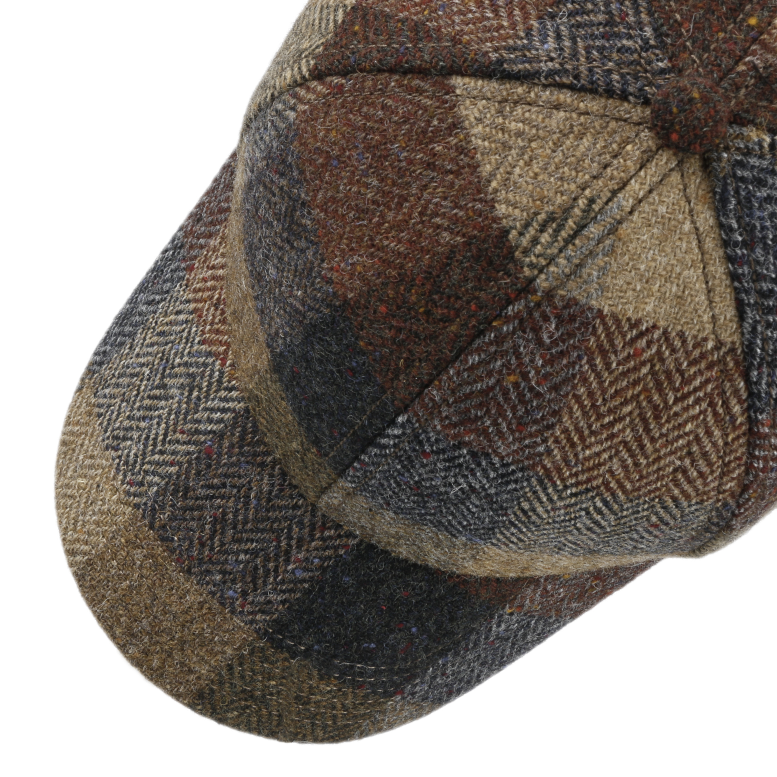 Herringbone Check Cap by Lierys --> Shop Hats, Beanies & Caps online ...