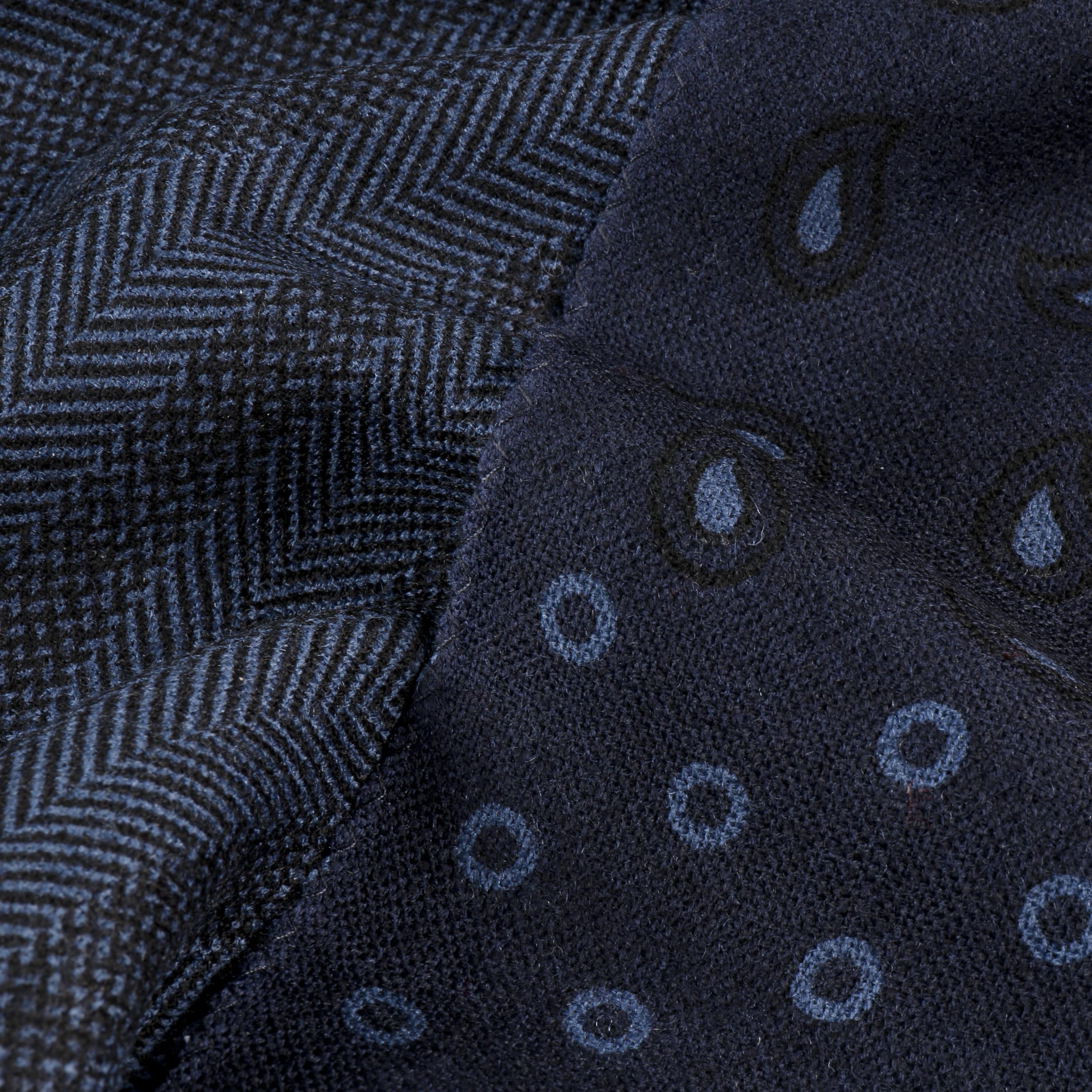 Herringbone Dots Scarf by Stetson - 69,00