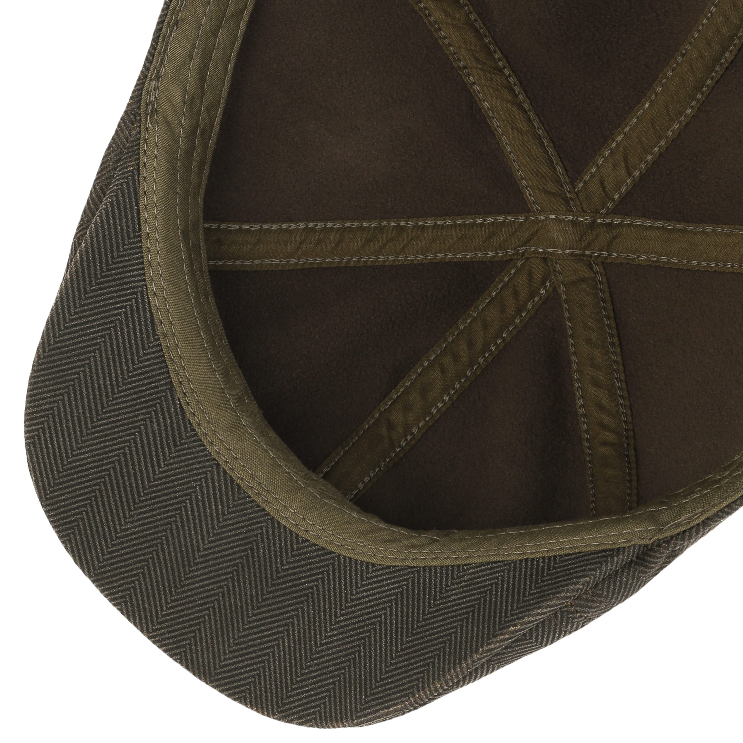Herringbone Duck Flat Cap by Stetson - 49,00