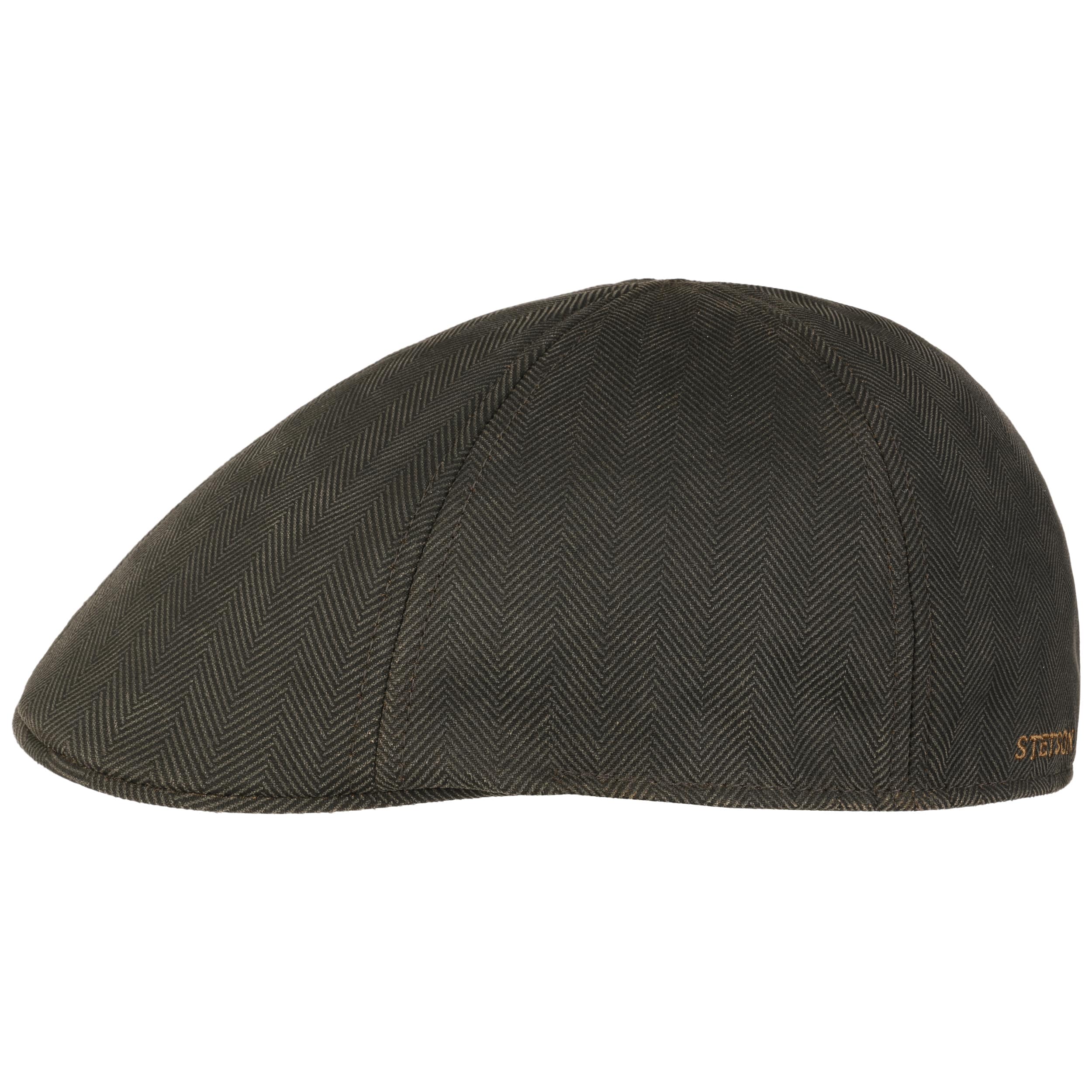 Herringbone Duck Flat Cap by Stetson --> Shop Hats, Beanies & Caps ...