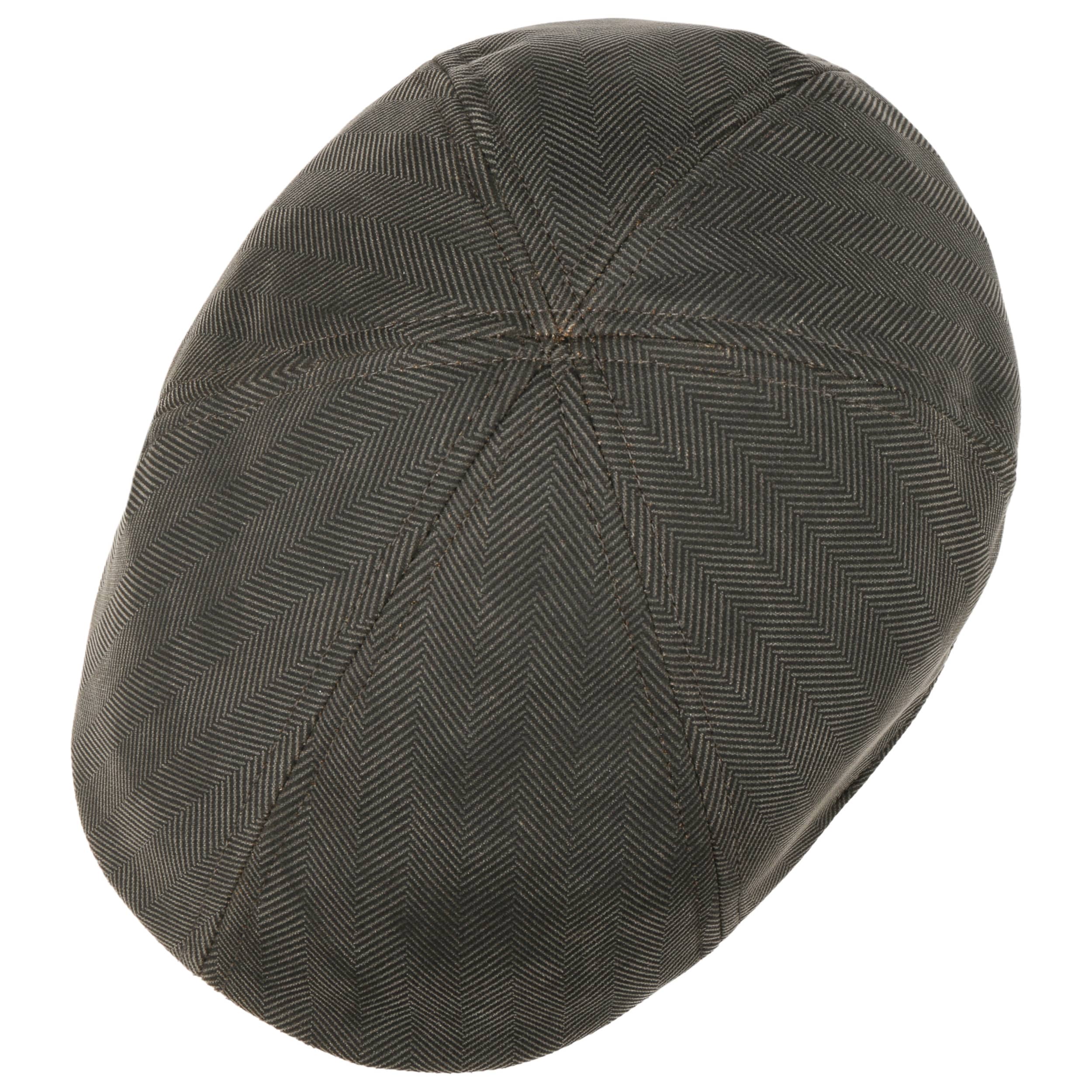 Herringbone Duck Flat Cap by Stetson - 49,00
