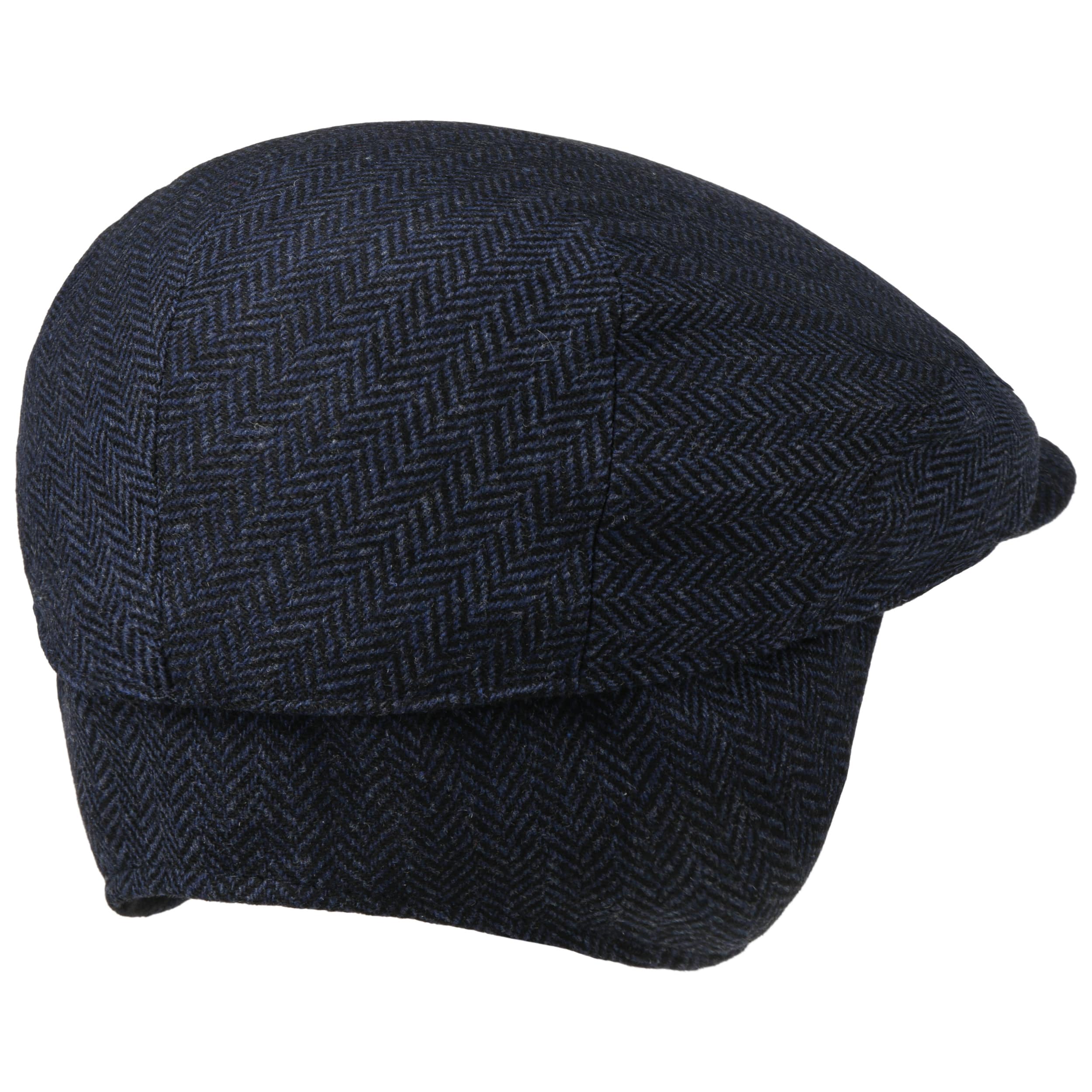 Herringbone Flat Cap with Ear Flaps by bugatti --> Shop Hats, Beanies ...