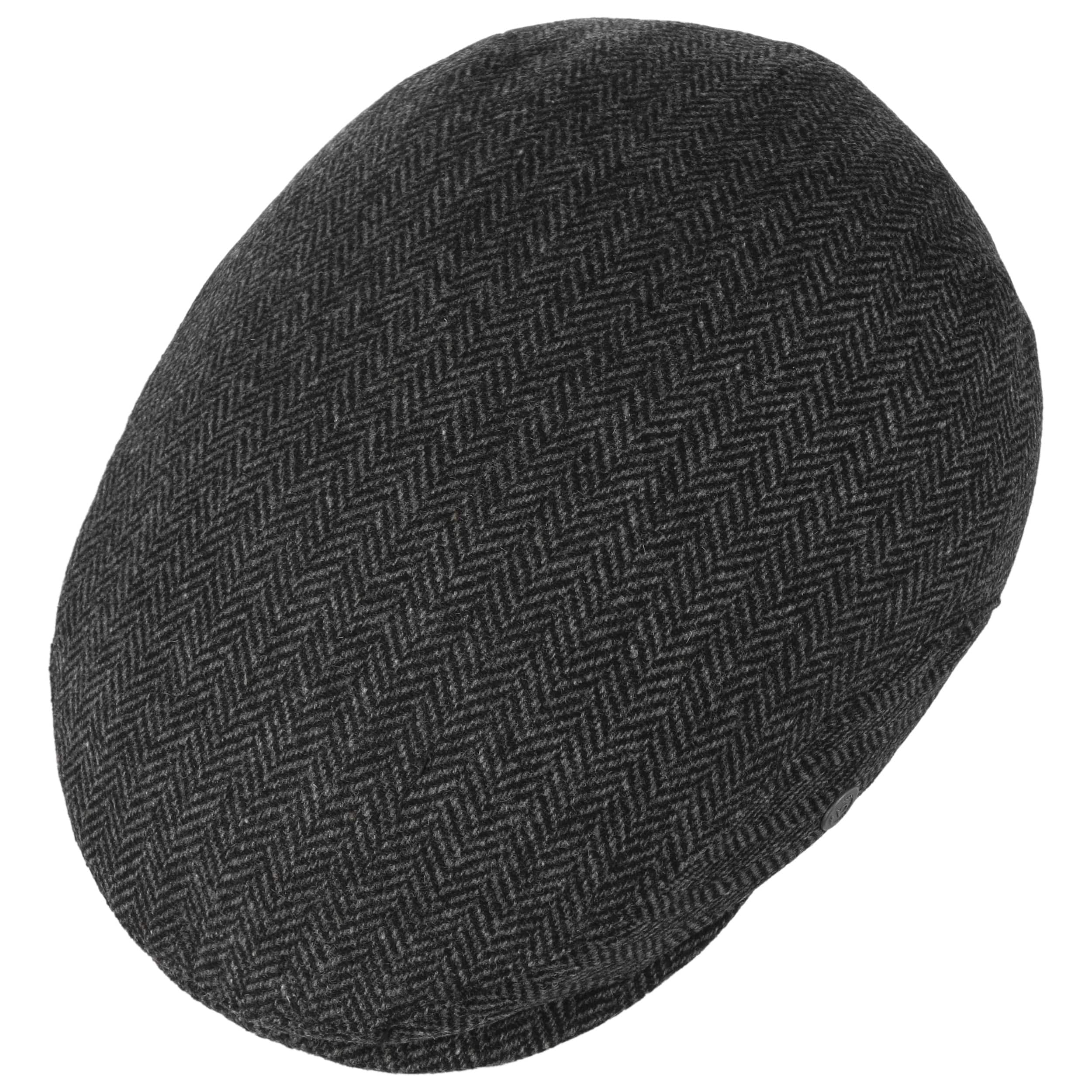 Herringbone Flat Cap with Ear Flaps by bugatti --> Shop Hats, Beanies ...