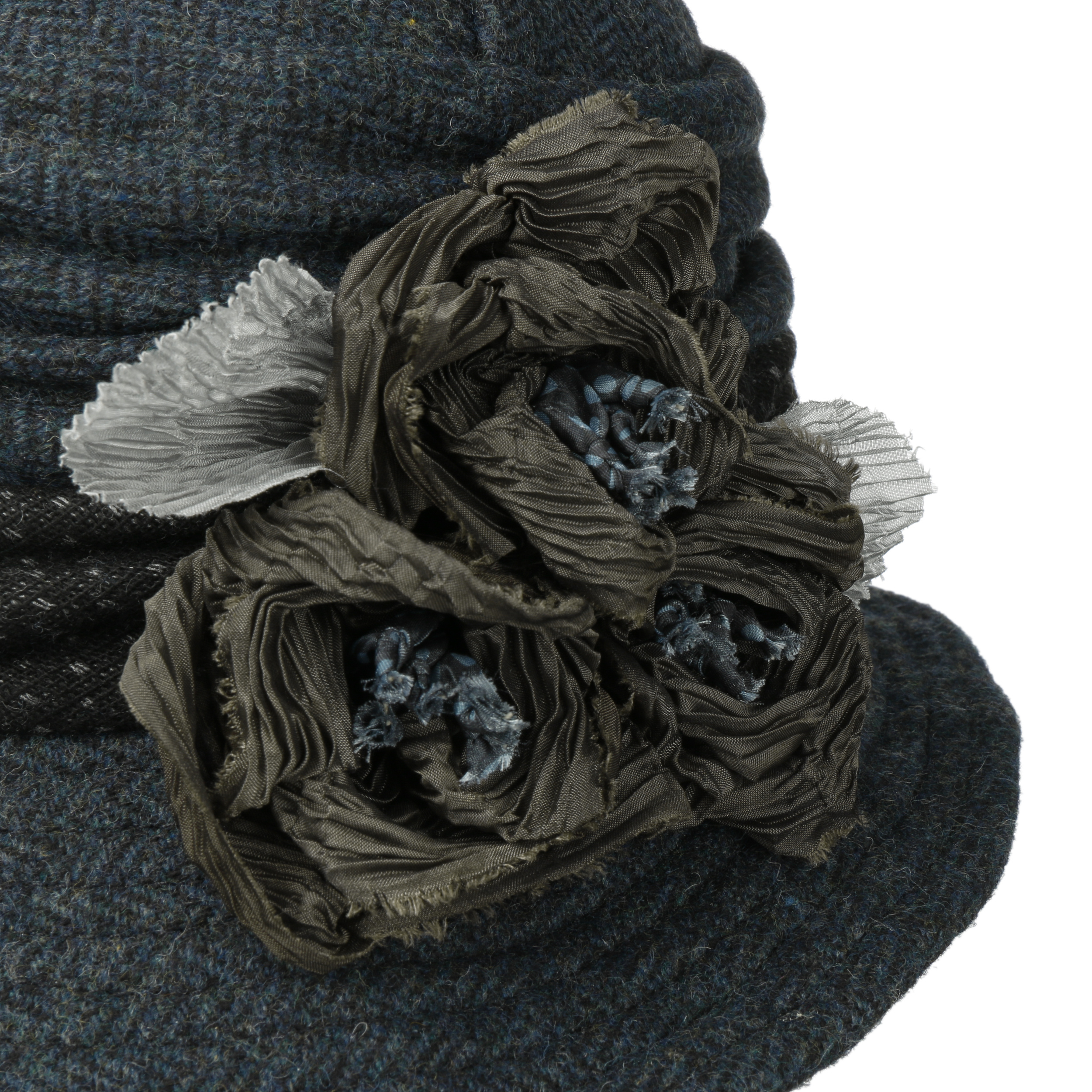 Herringbone Harris Tweed Cloche Hat by GREVI --> Shop Hats, Beanies ...