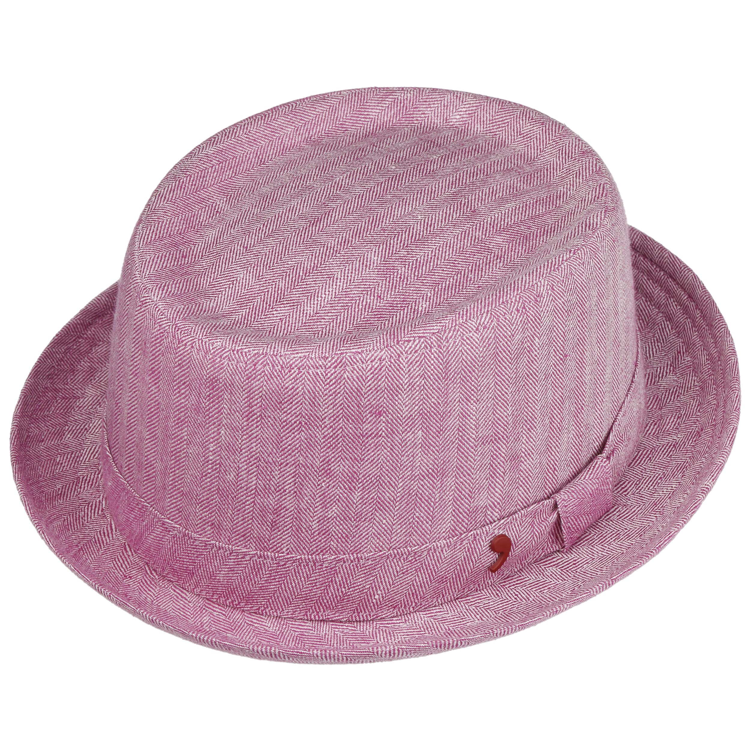 Herringbone Pork Pie Cotton Hat by Alfonso D’Este - 103,95