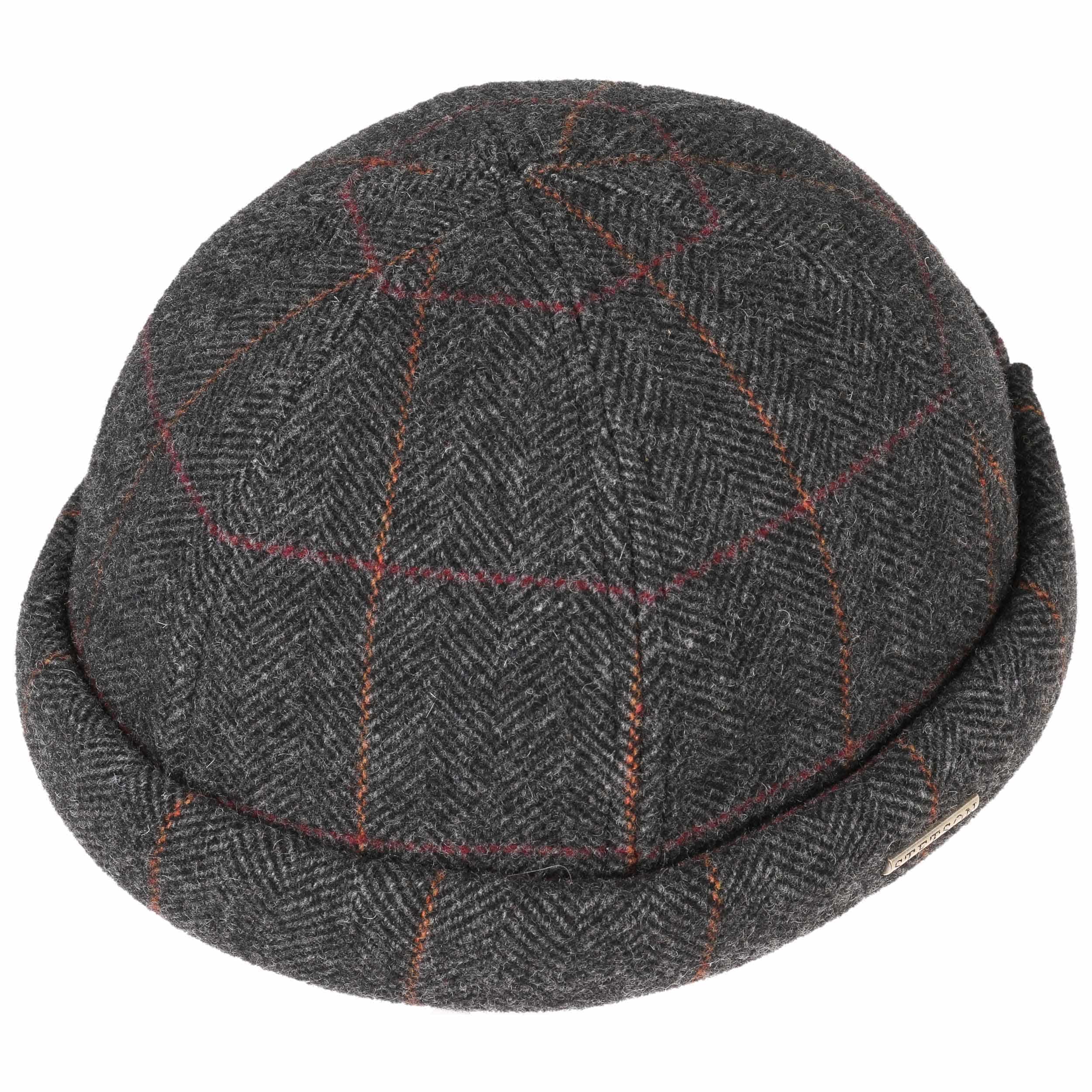 Herringbone Wool Docker Hat by Stetson - 49,00