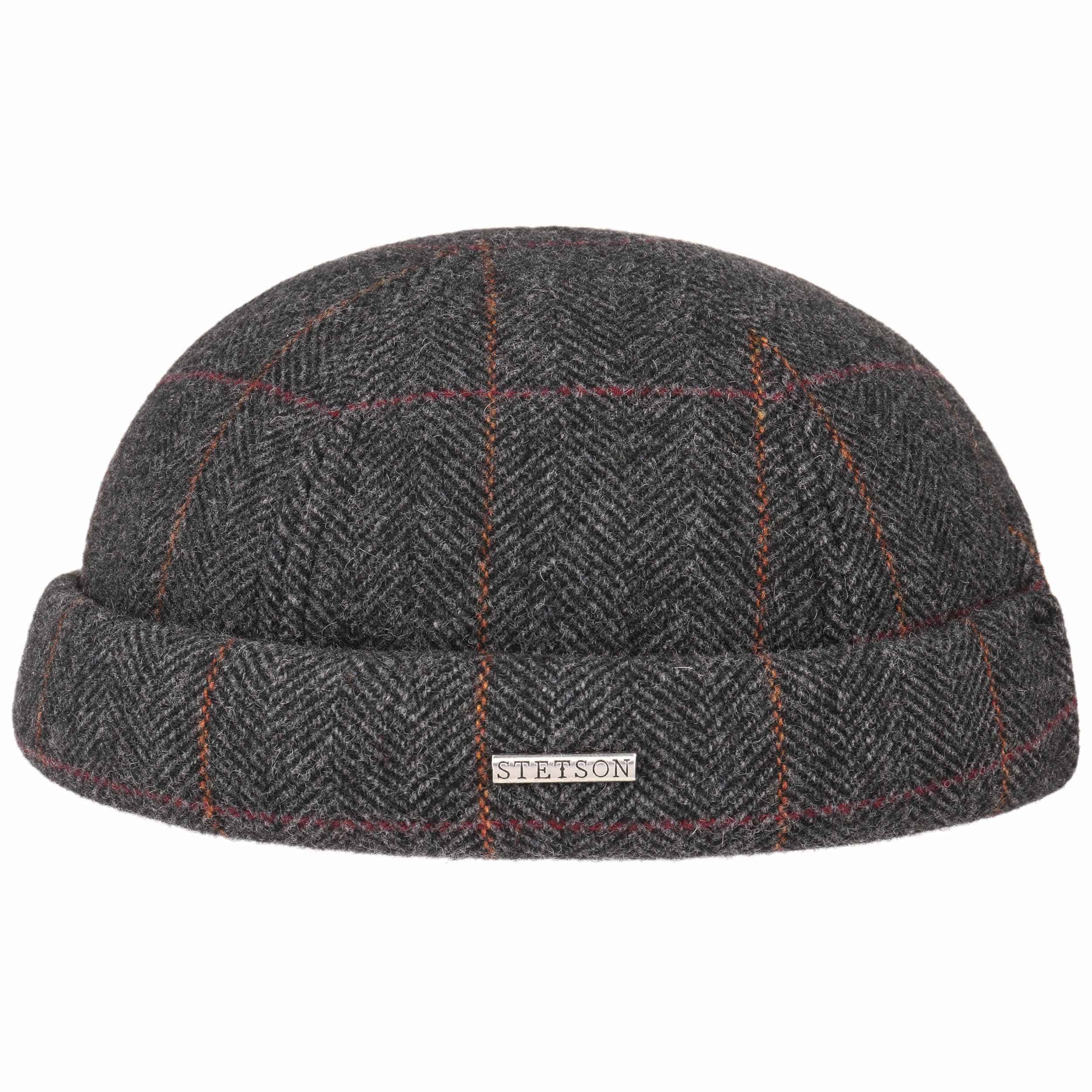 Herringbone Wool Docker Hat by Stetson - 49,00