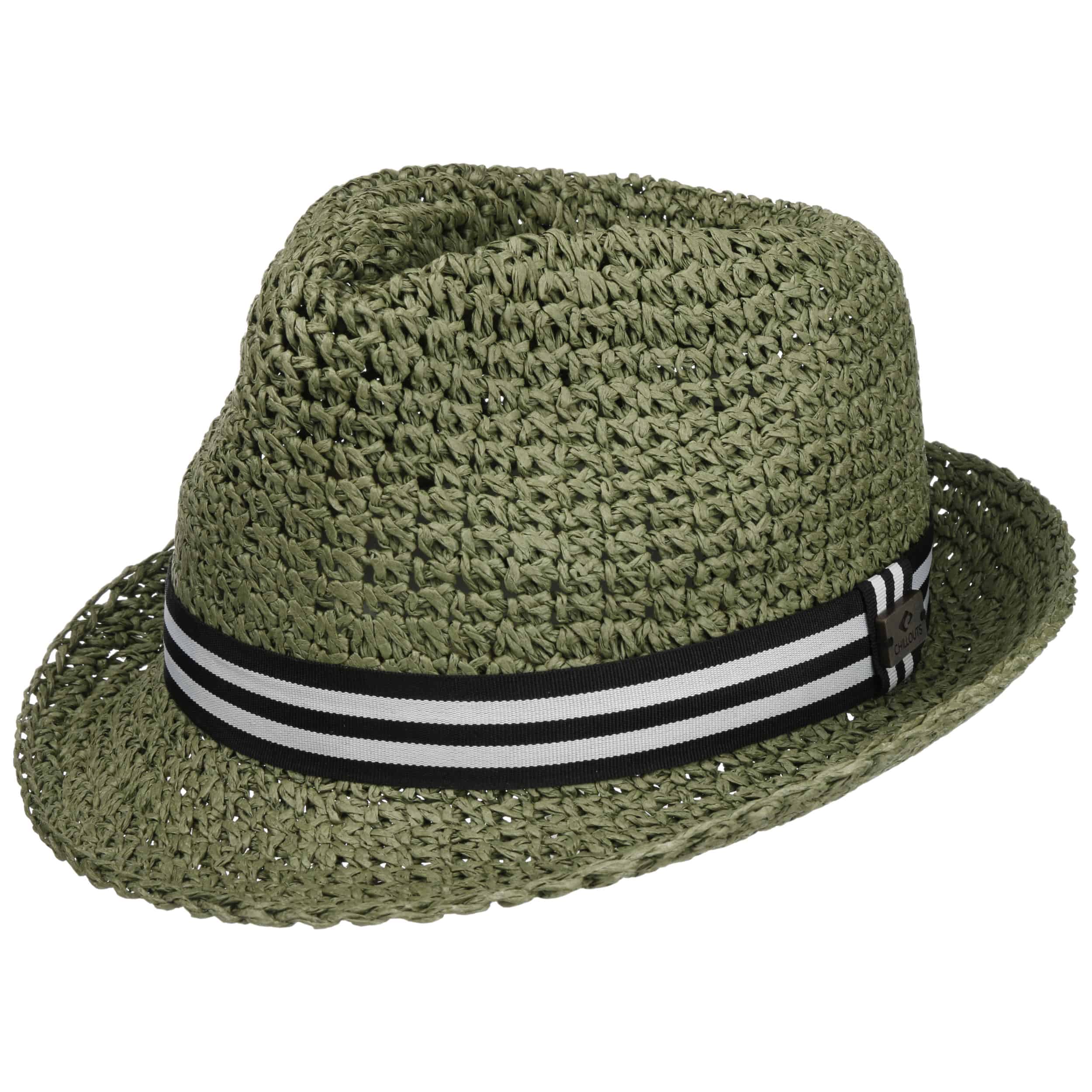 Honalo Trilby Crochet Straw Hat by Chillouts - 37,95