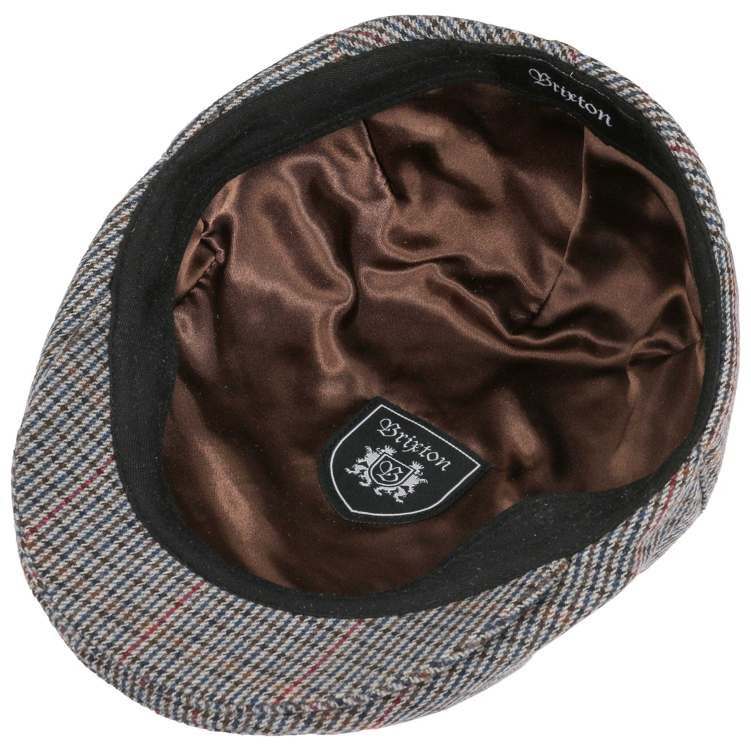 Hooligan Houndstooth Flat Cap by Brixton - 42,95