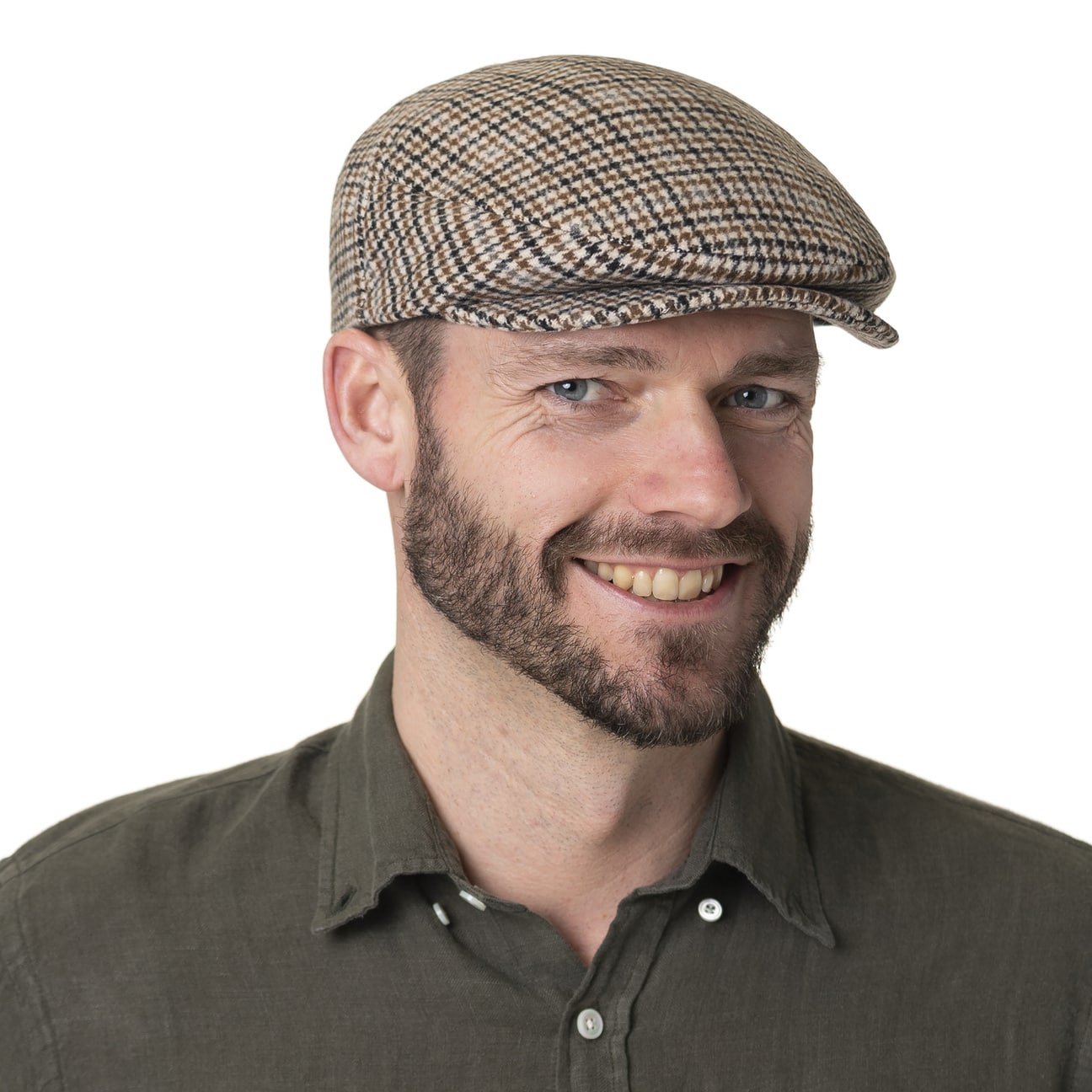 Hooligan New Houndstooth Flat Cap by Brixton - 53,95